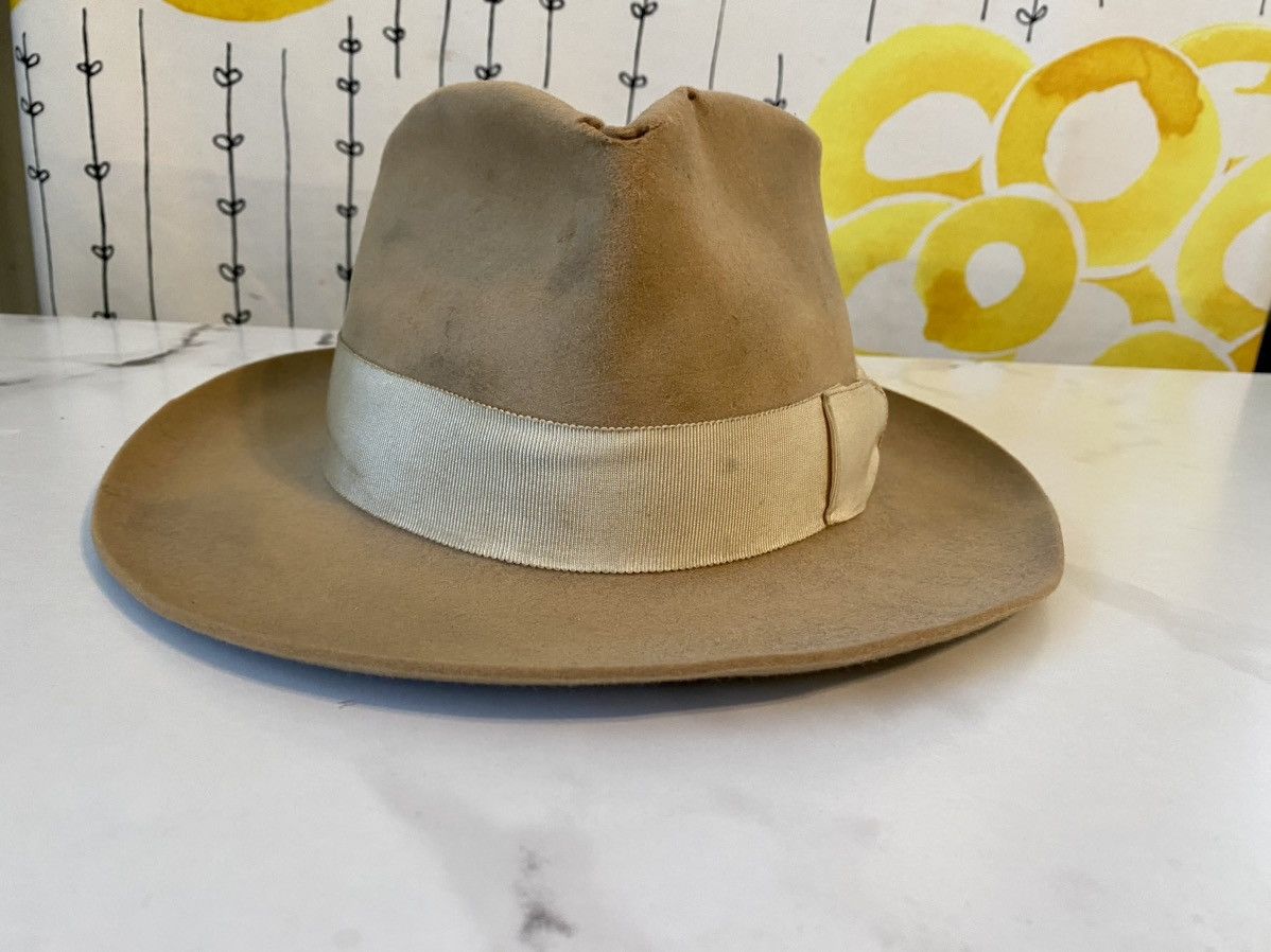 Gunner Foxx GUNNER FOXX (Foxx Hatters) TAN FEDORA HAT | Grailed