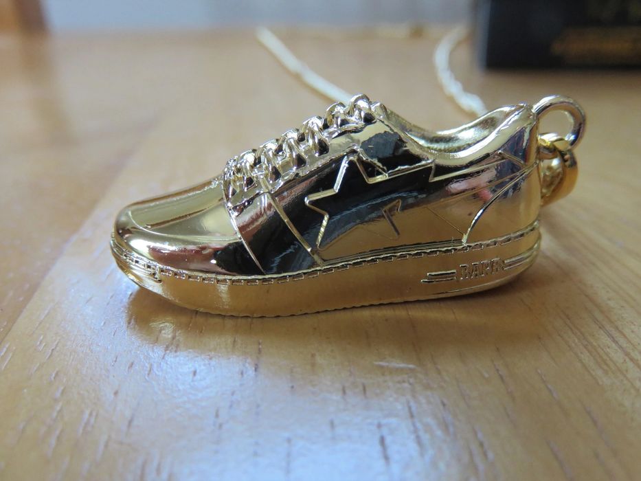 Bape NEW Bape Exclusive Bapesta Gold Chain | Grailed