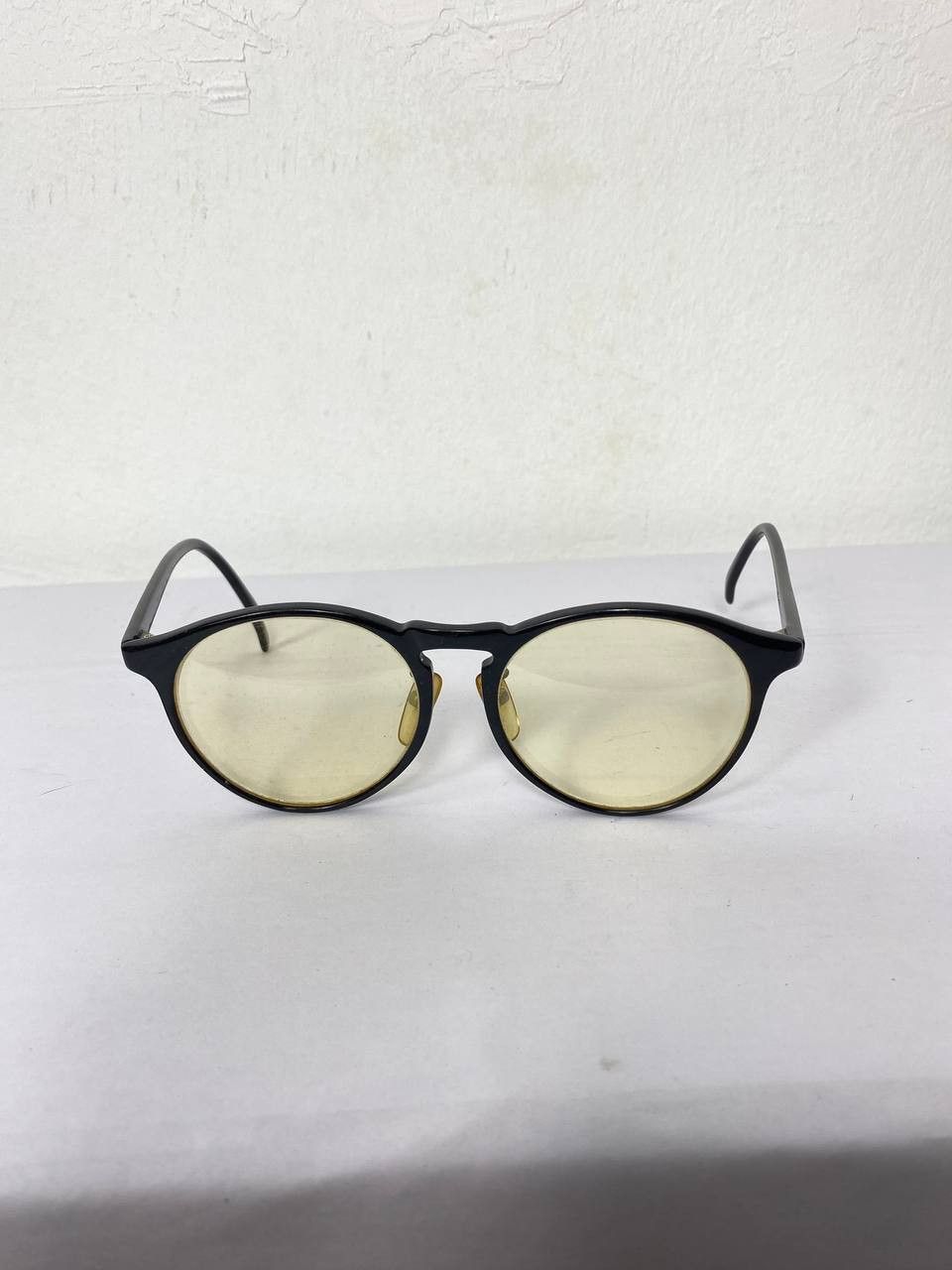 Japanese Brand vintage alain delon dark blue frame with yellowish lens ...