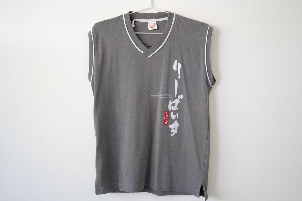 Levi's Vintage Clothing Levi's Sleeveless (Japanese Font Design) | Grailed