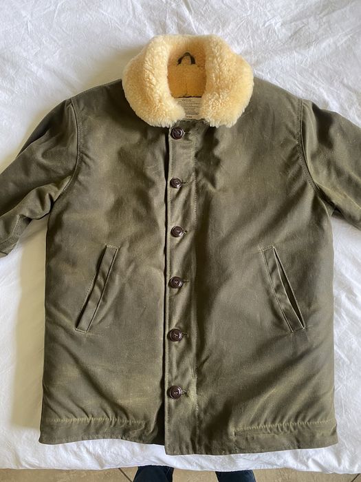 Dehen 1920 Dehen 1920 N-1 Deck Jacket Loden/Gold Medium | Grailed