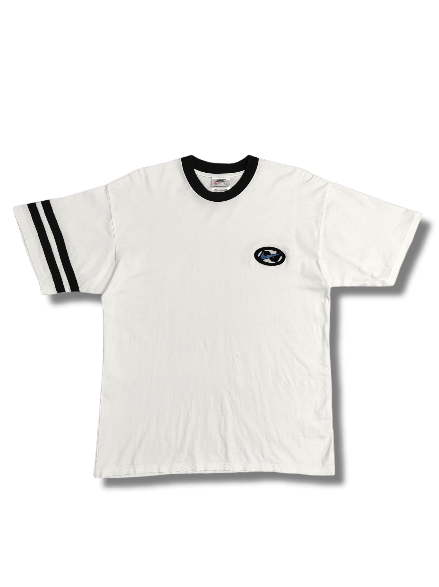 Nike Vintage Nike Air embroidered "N' patches Oval logo's tee | Grailed