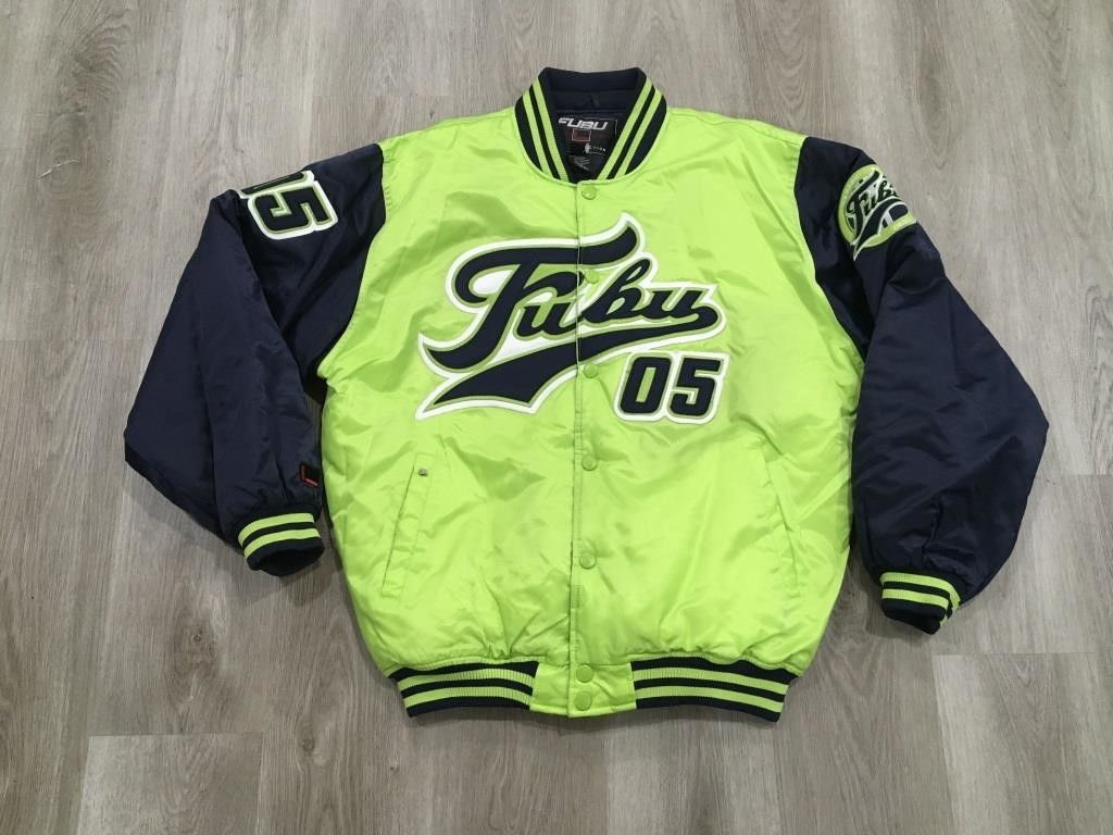 Fubu × Streetwear × Vintage Lime Green Fubu Bomber Jacket *Rare* | Grailed