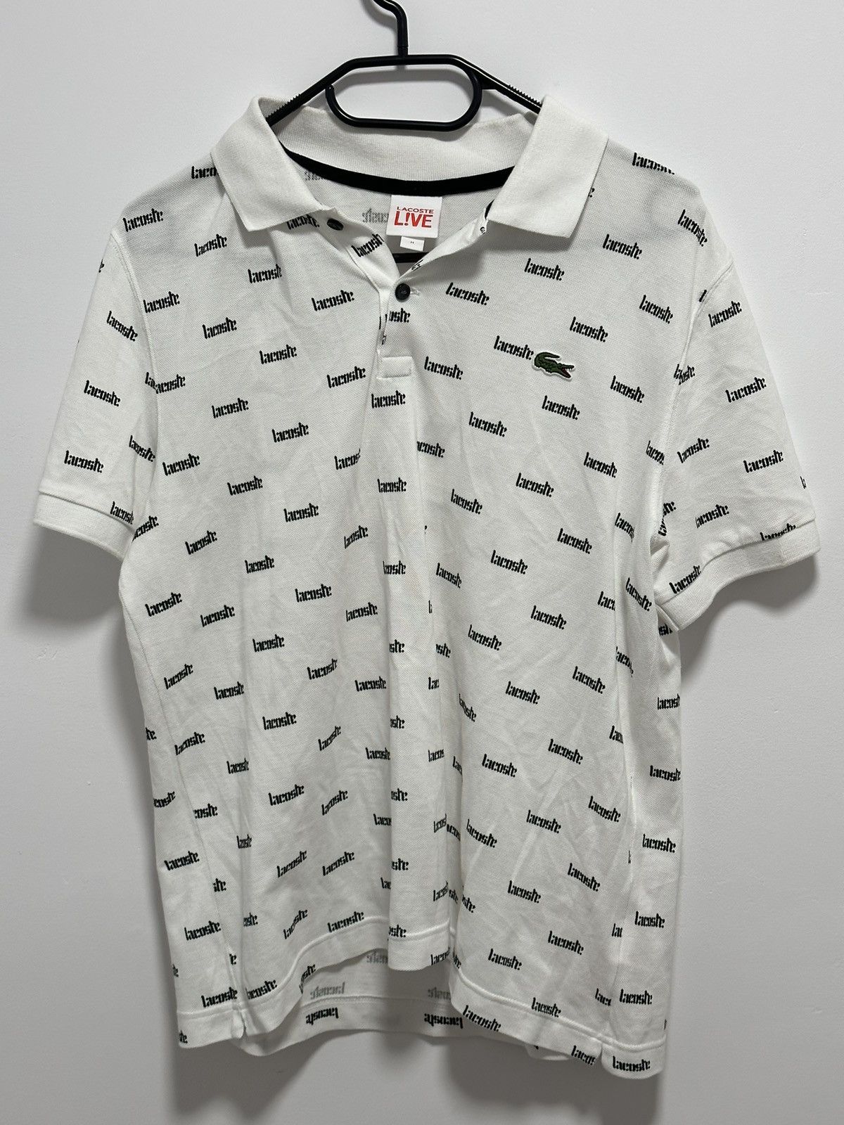 Lacoste × Streetwear × Vintage Polo lacoste live monogram | Grailed