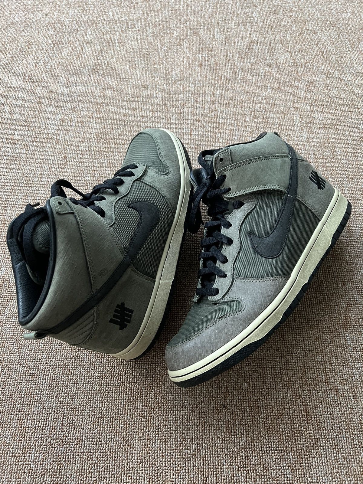 Nike × Undefeated × Vintage RARE Nike Dunk High Undefeated Ballistic ...
