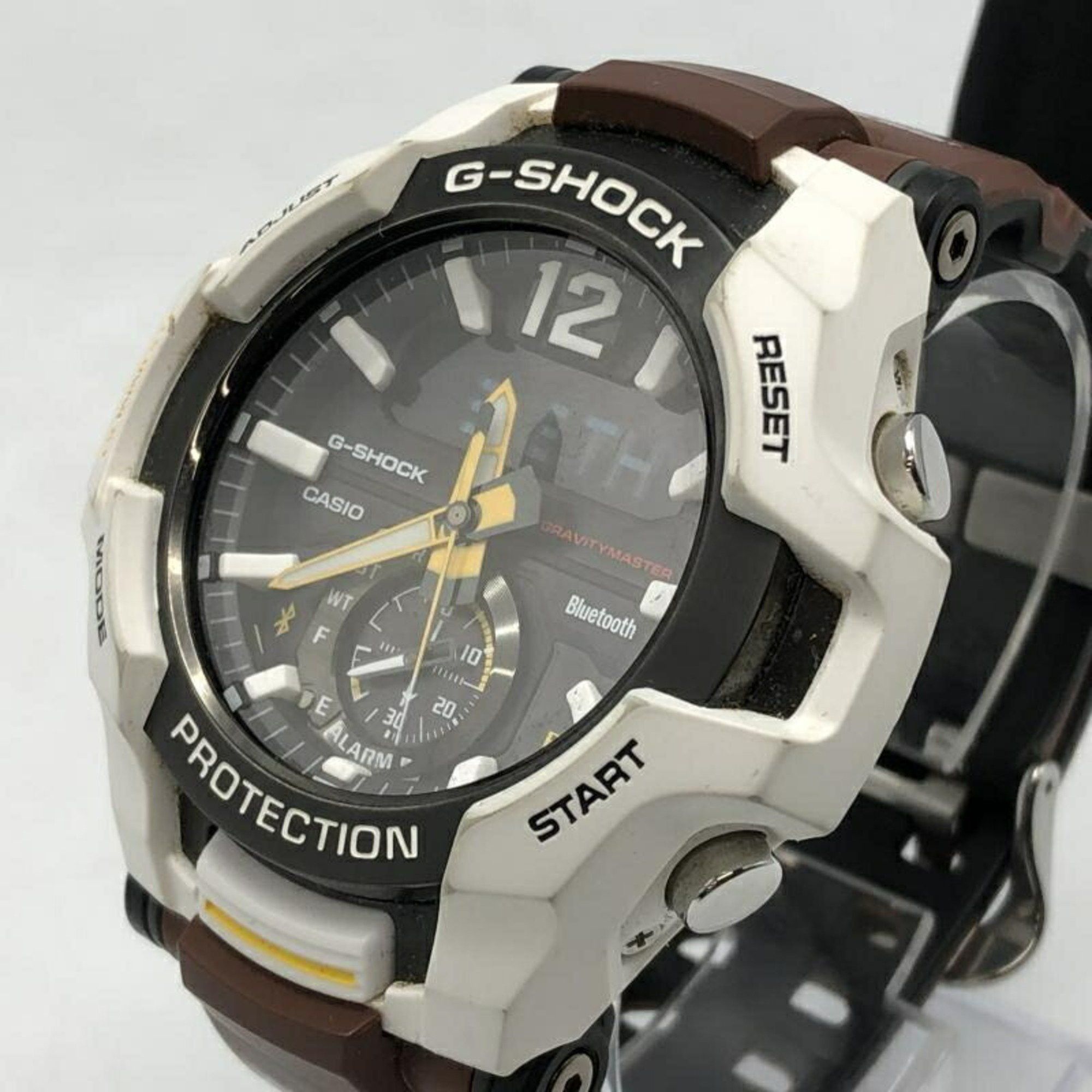 Casio Casio G-SHOCK GR-B100 white brown G-shock gravity master ...