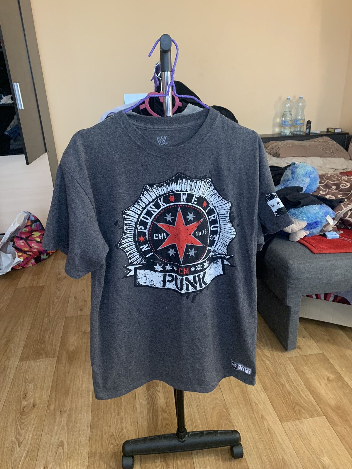 WWE × WWF WWE Cm Punk T Shirt 2012 | Grailed
