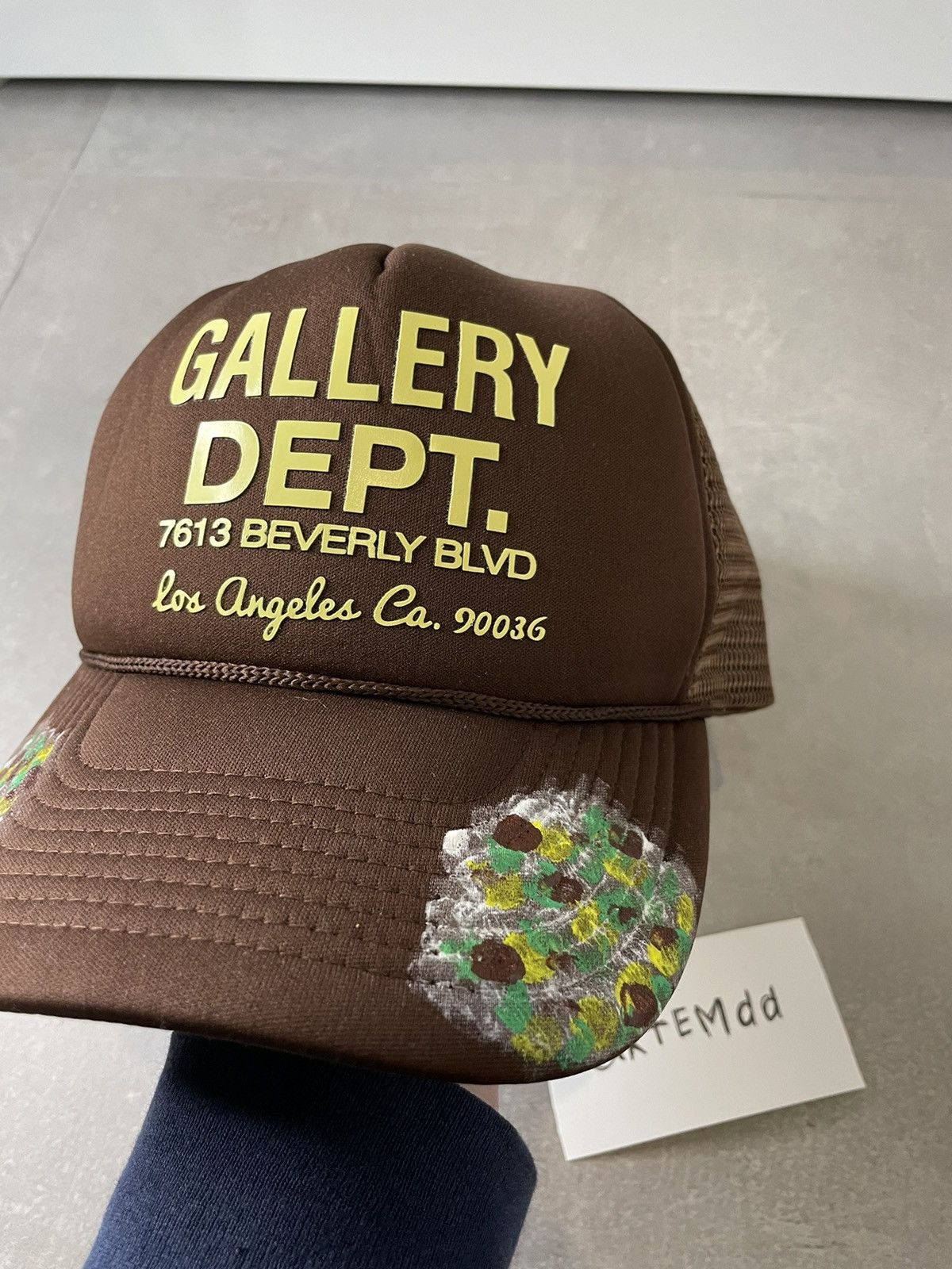 Gallery Dept. Very rare 1 of 1 Gallery Dept cap | Grailed