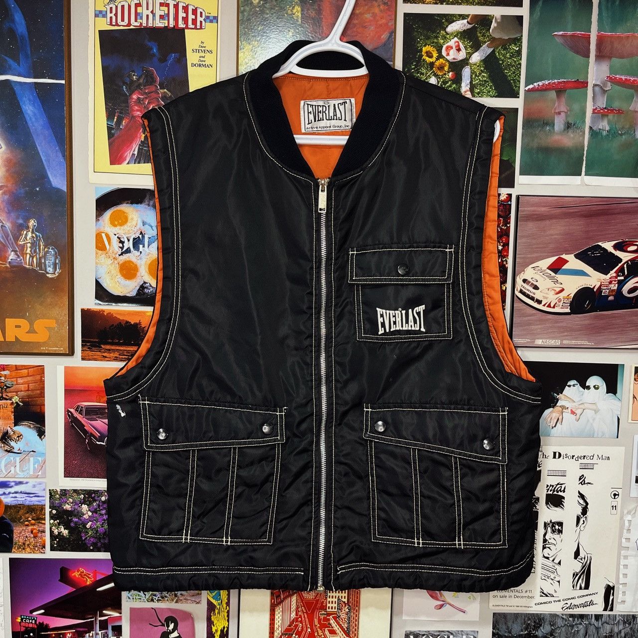 Everlast × Streetwear × Vintage Vintage Black and Orange Everlast ...