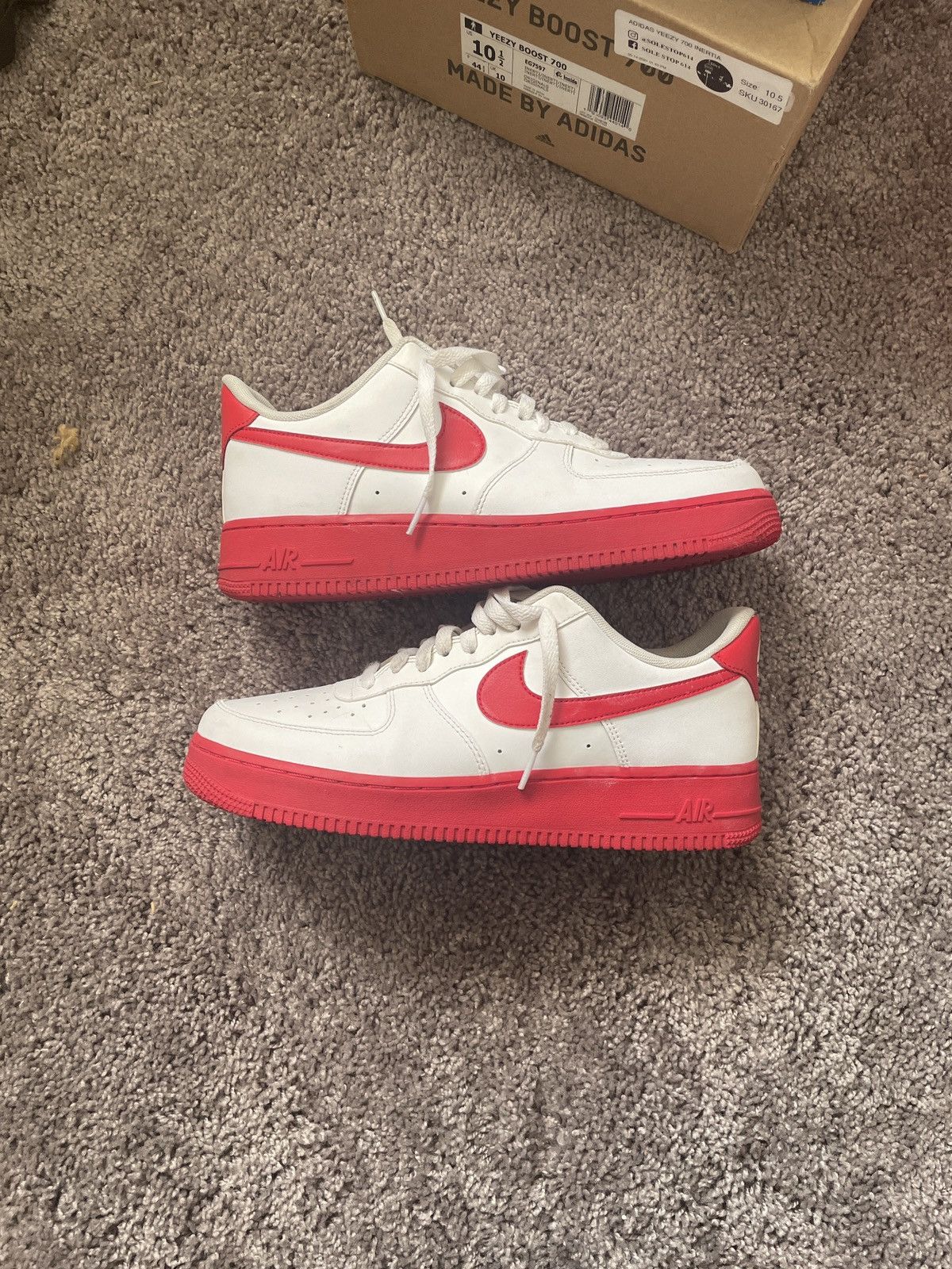 Nike × Streetwear × Vintage Air Force 1 red | Grailed