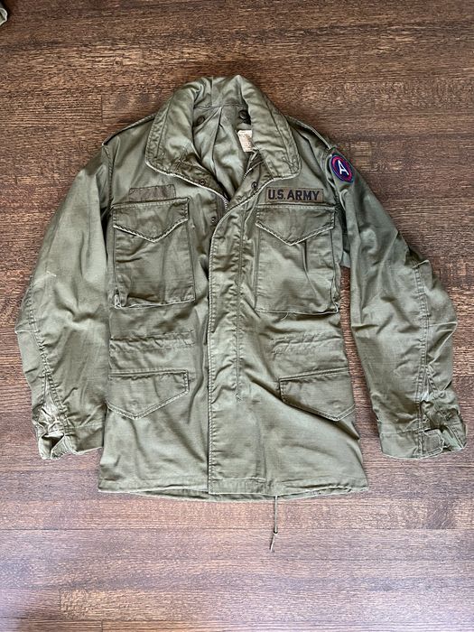 Vintage 1967 Vietnam War M-65 Military Jacket with original patches ...