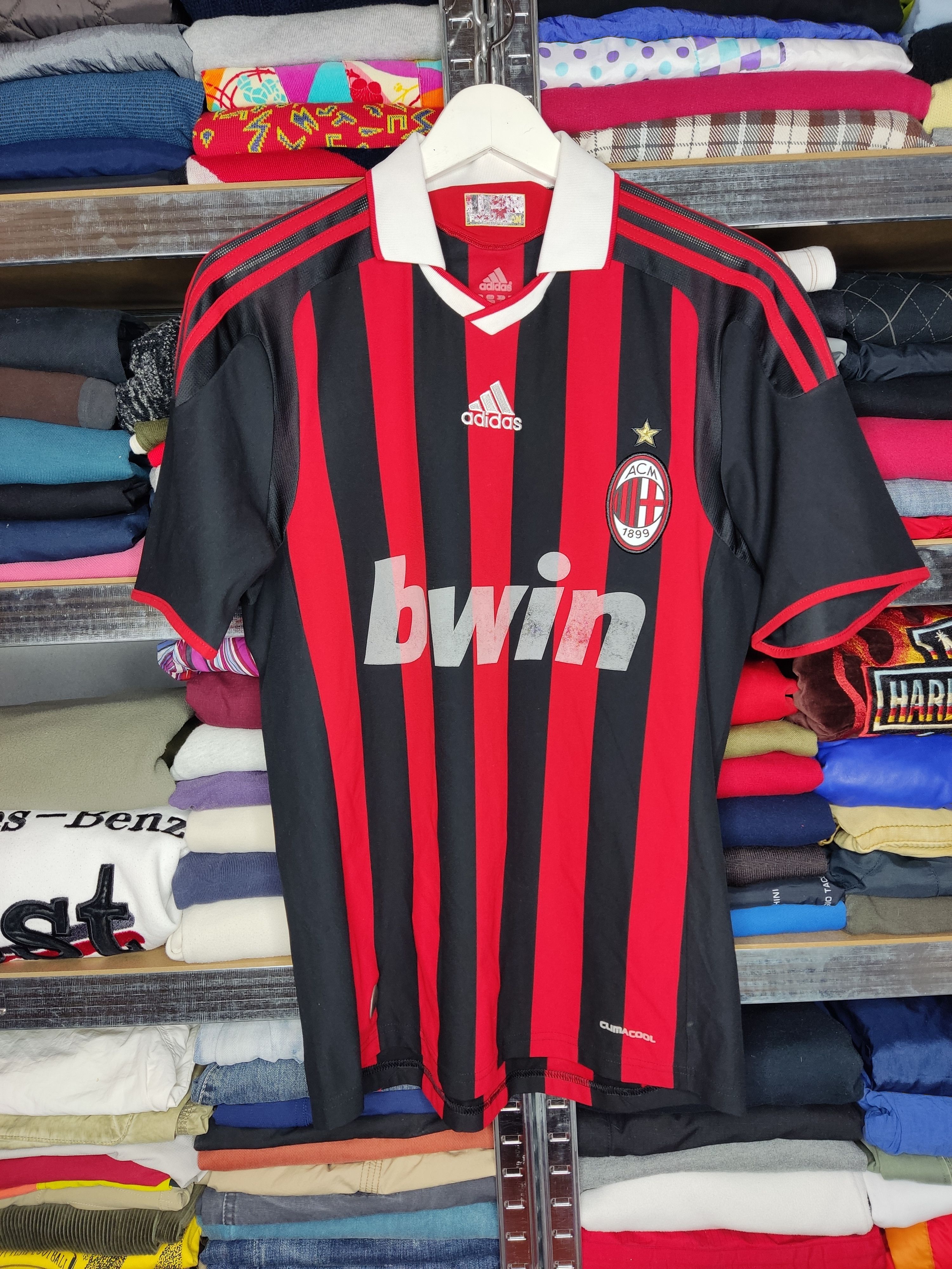 Adidas AC Milan 2009/10 Home Football Shirt Vintage | Grailed