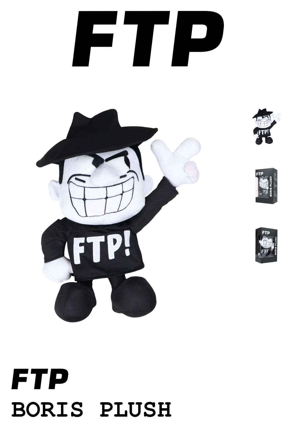 Fuck The Population FTP BORIS PLUSH | Grailed