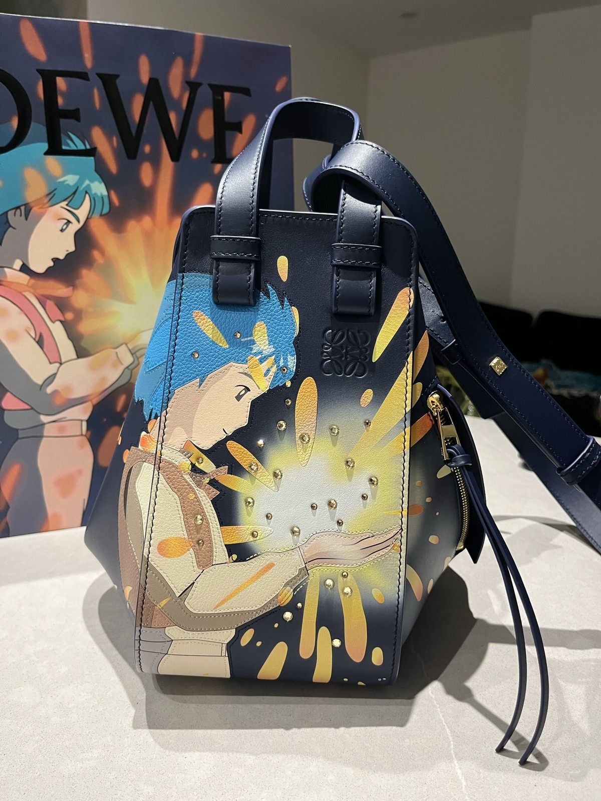 Loewe Loewe Howl’s Moving Castle Magical Sky Hammock Bag | Grailed