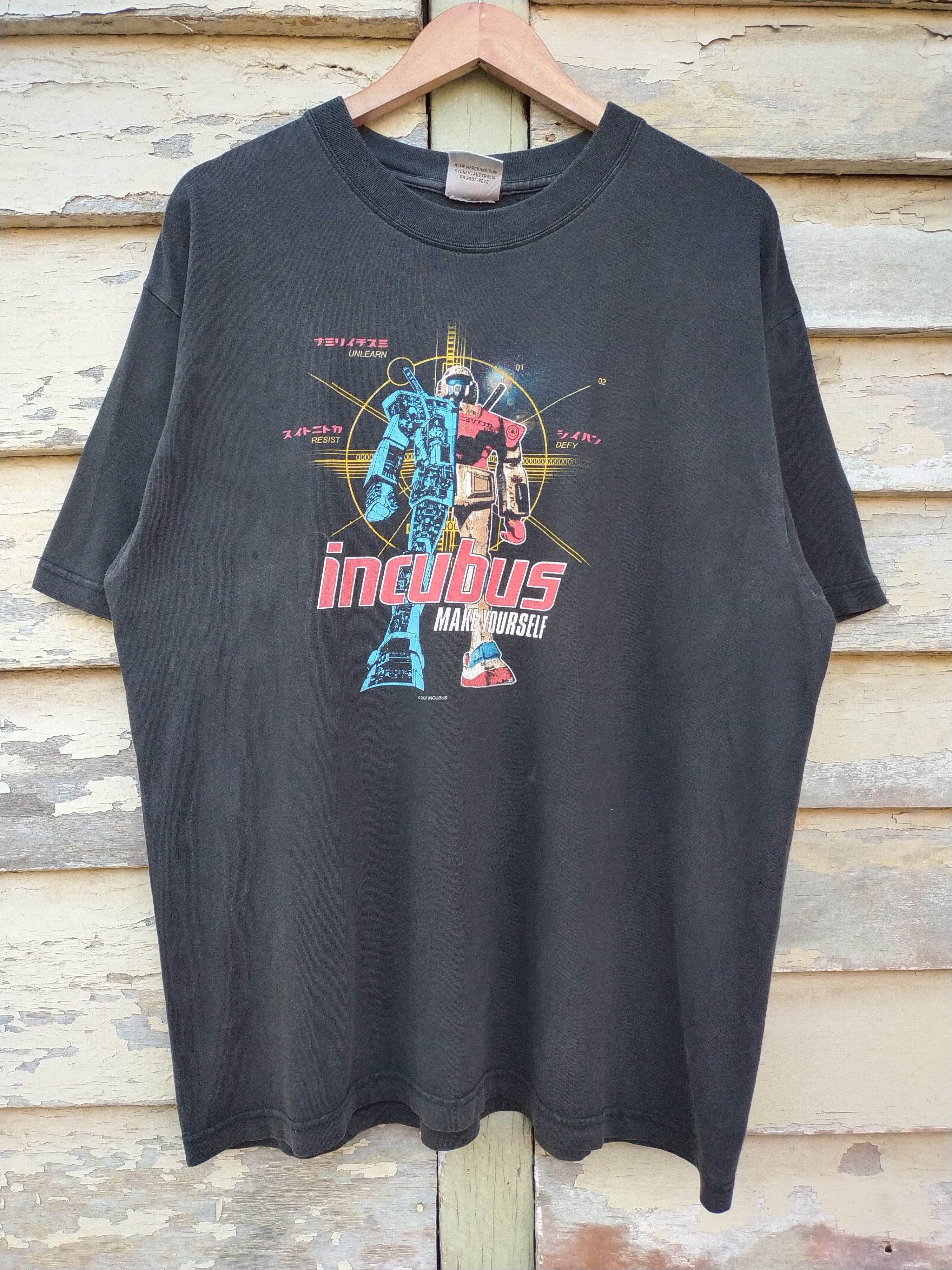 Band Tees × Man Made In Australia × Vintage VINTAGE INCUBUS MAKE ...