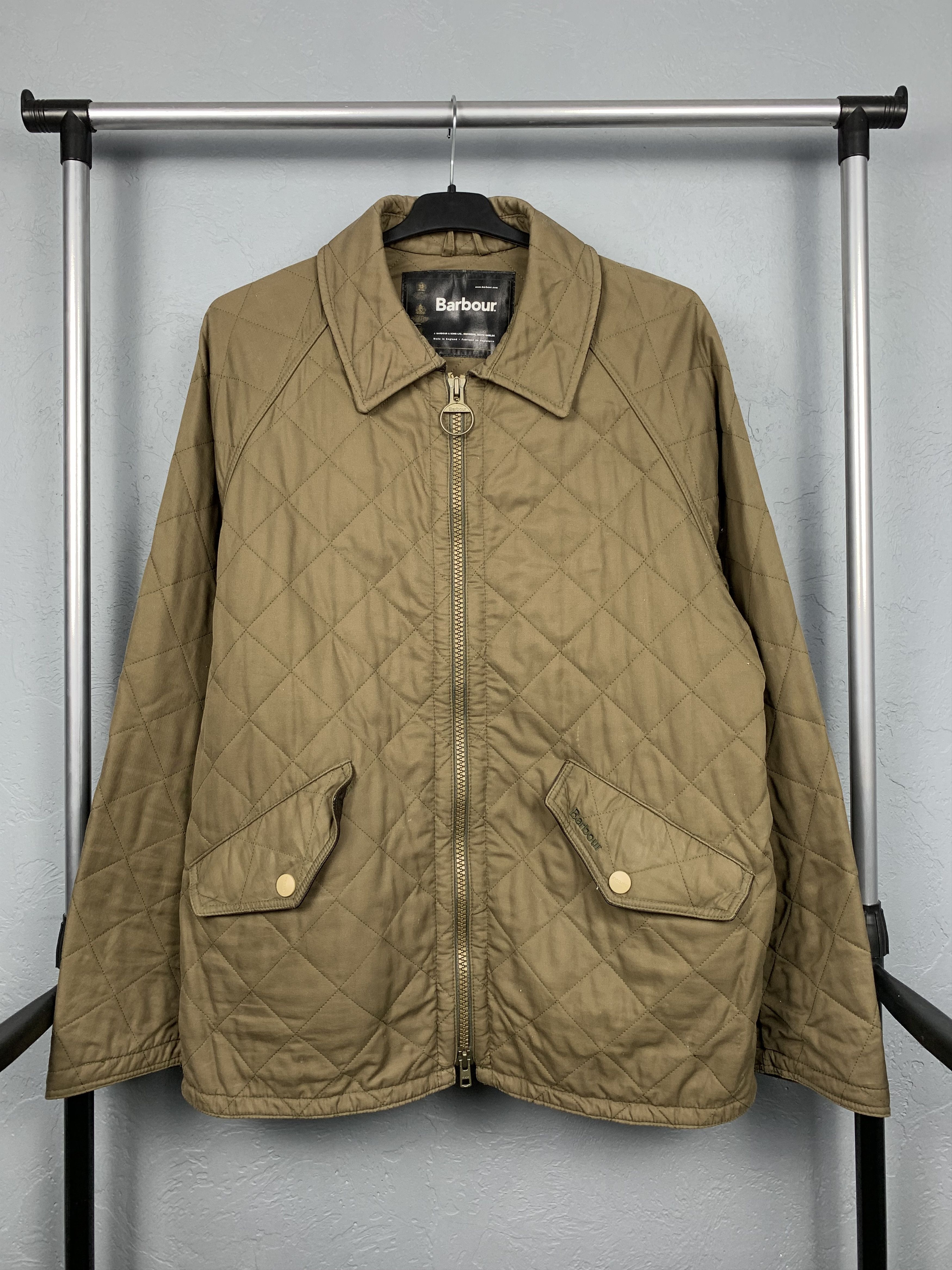 Barbour Barbour Vintage Mens Safari Eskdale Short Quilted Jacket | Grailed