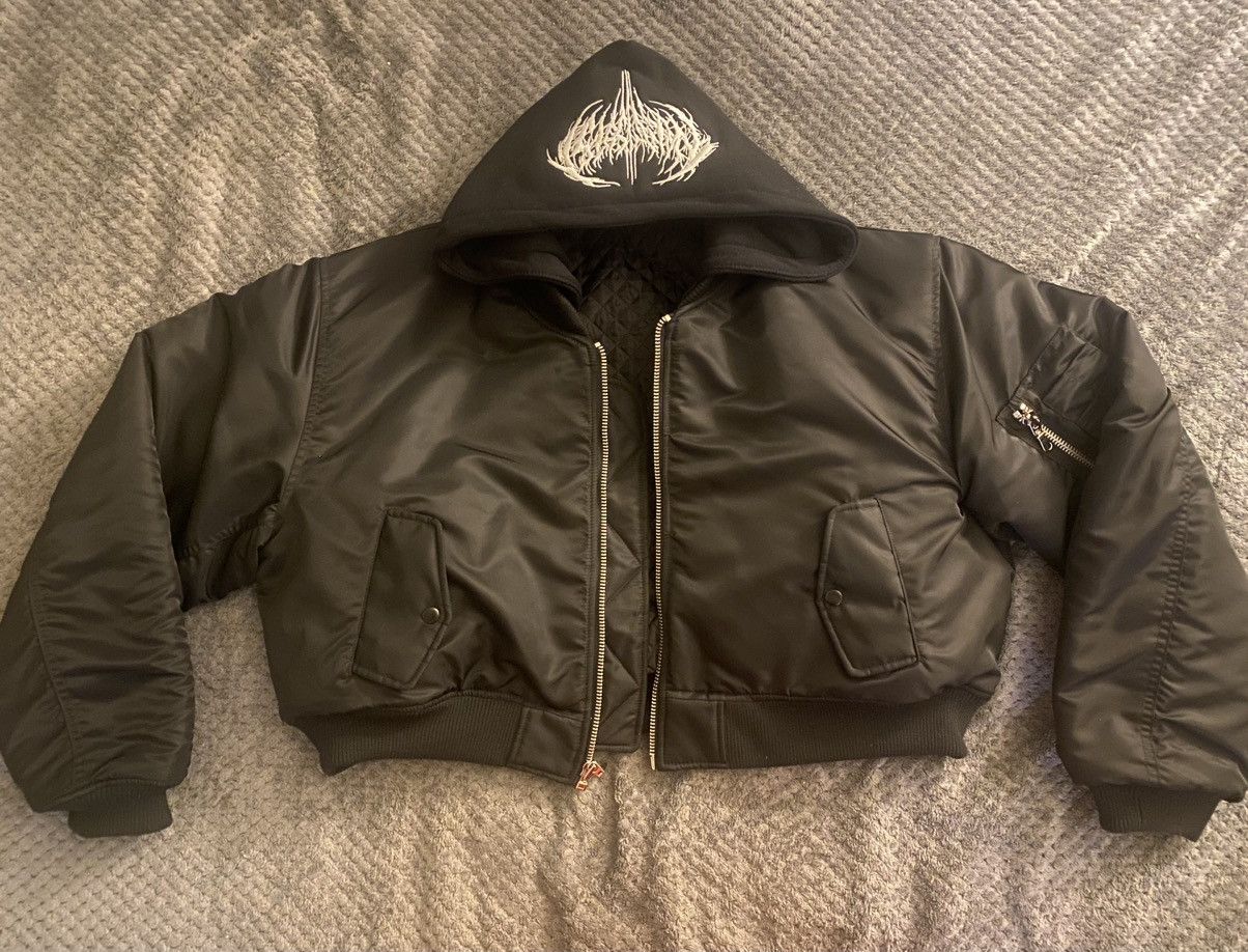 Playboi Carti NARCISSIST CROPPED BOMBER JACKET | Grailed