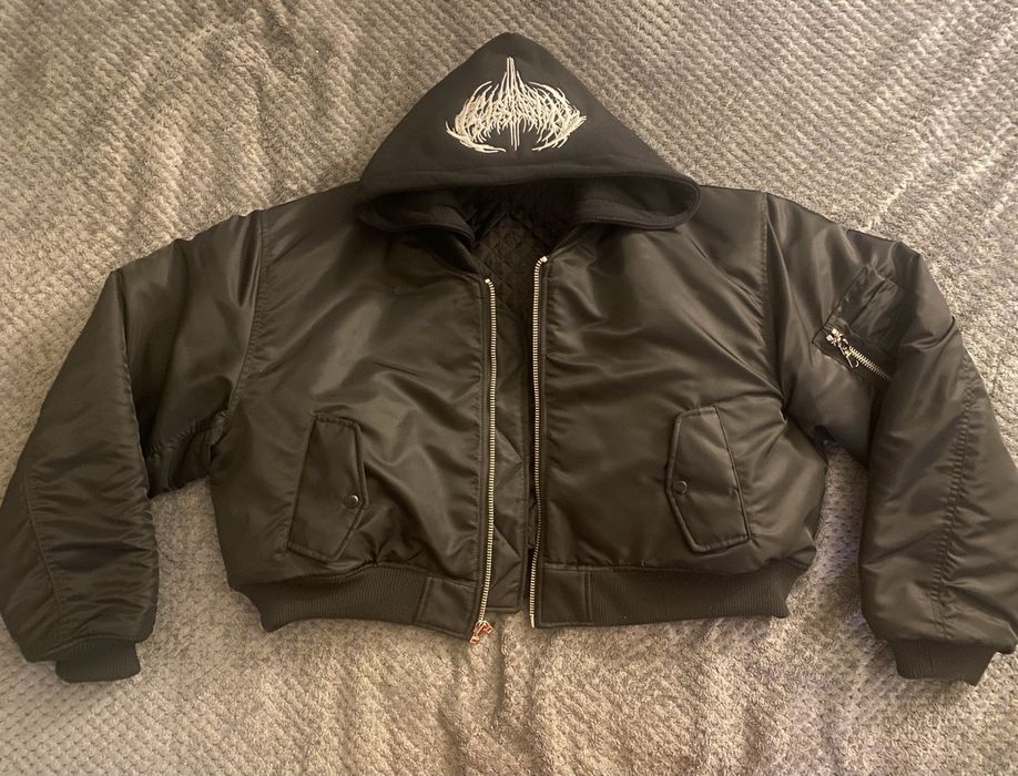 Playboi Carti NARCISSIST CROPPED BOMBER JACKET | Grailed