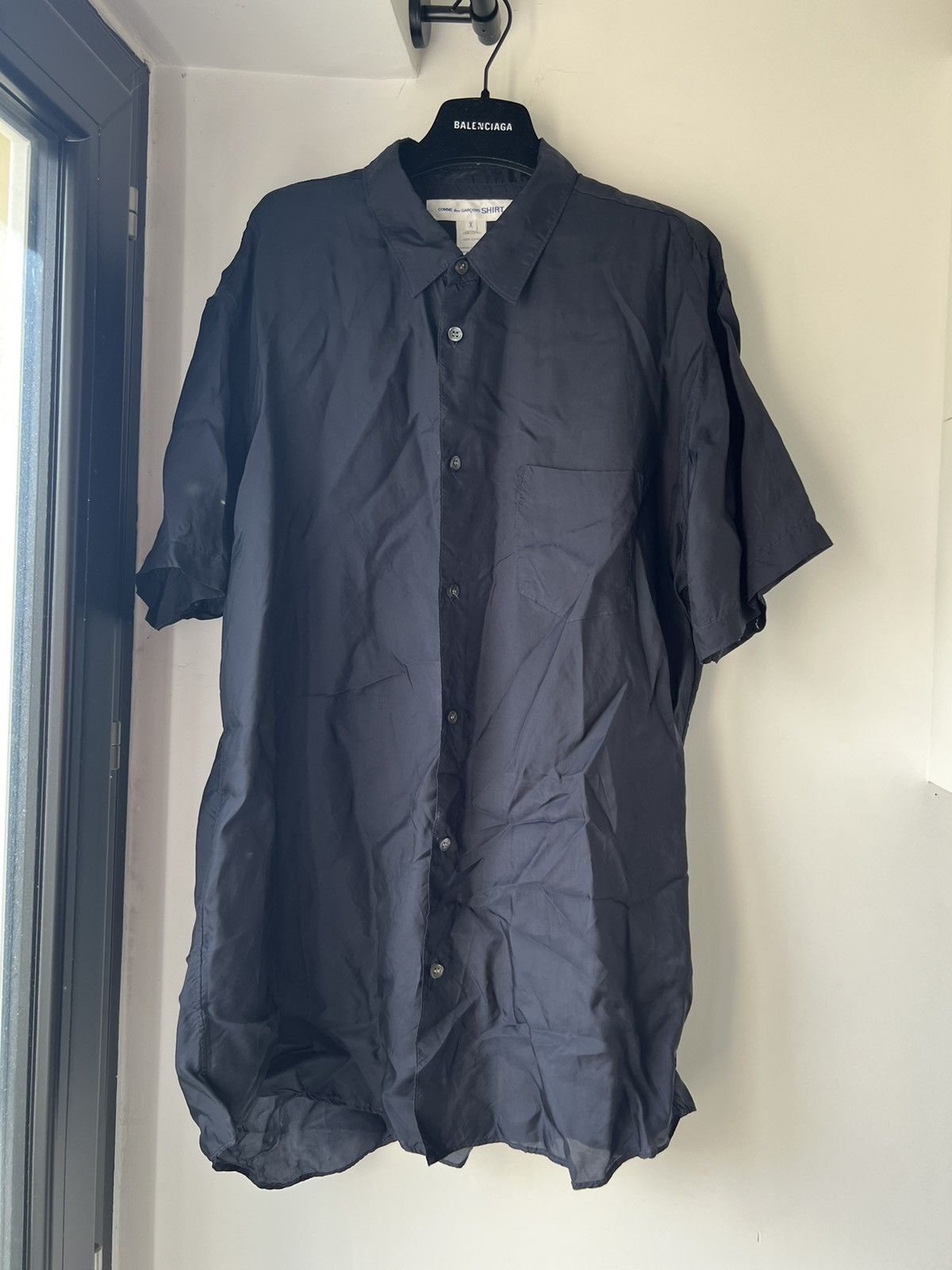 Comme des Garcons SHIRT short sleeve Cupra button up | Grailed