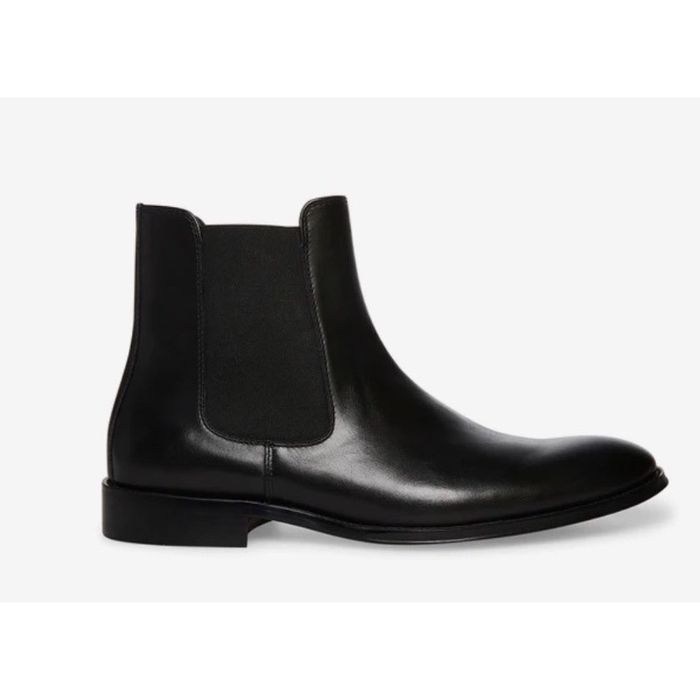 Steve Madden STEVE MADDEN ADAMO BLACK LEATHER Size 11.5 New Without Box ...