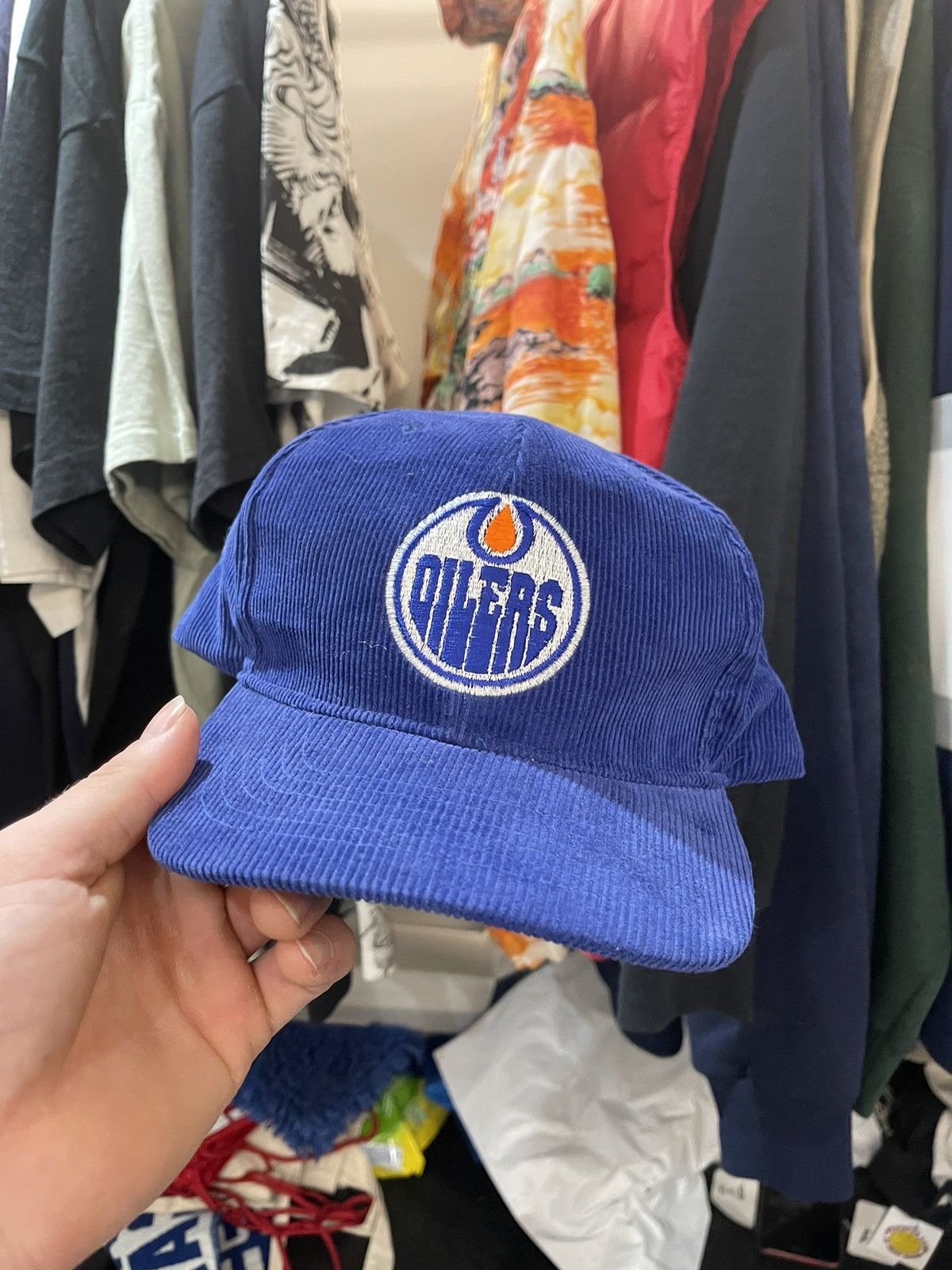 NHL × Sportswear × Vintage Vintage 90s Edmonton Oilers Corduroy ...
