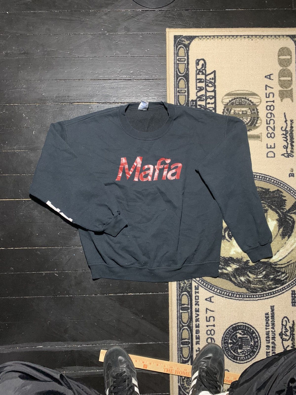 Streetwear × Vintage Vintage 90s Mafia Crewneck | Grailed