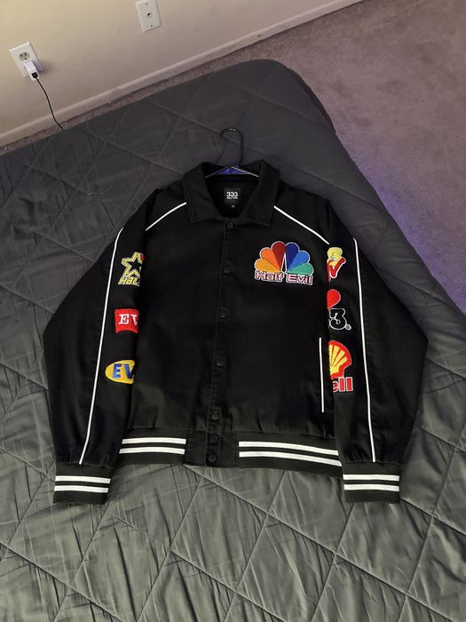 Half Evil Half evil varsity jacket | Grailed