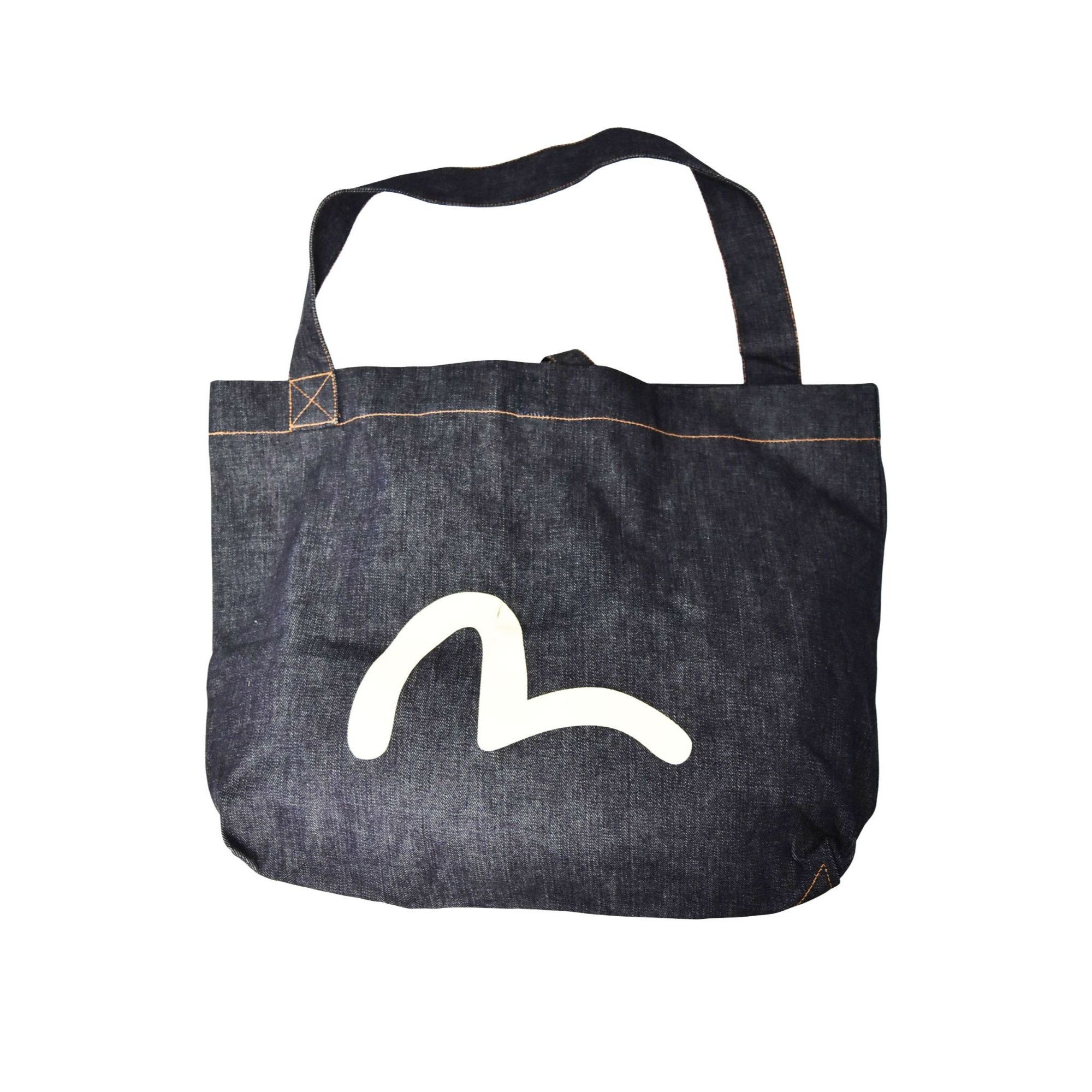 Evisu EVISU/logo graphic denim tote bag/26952 - 721 77 | Grailed