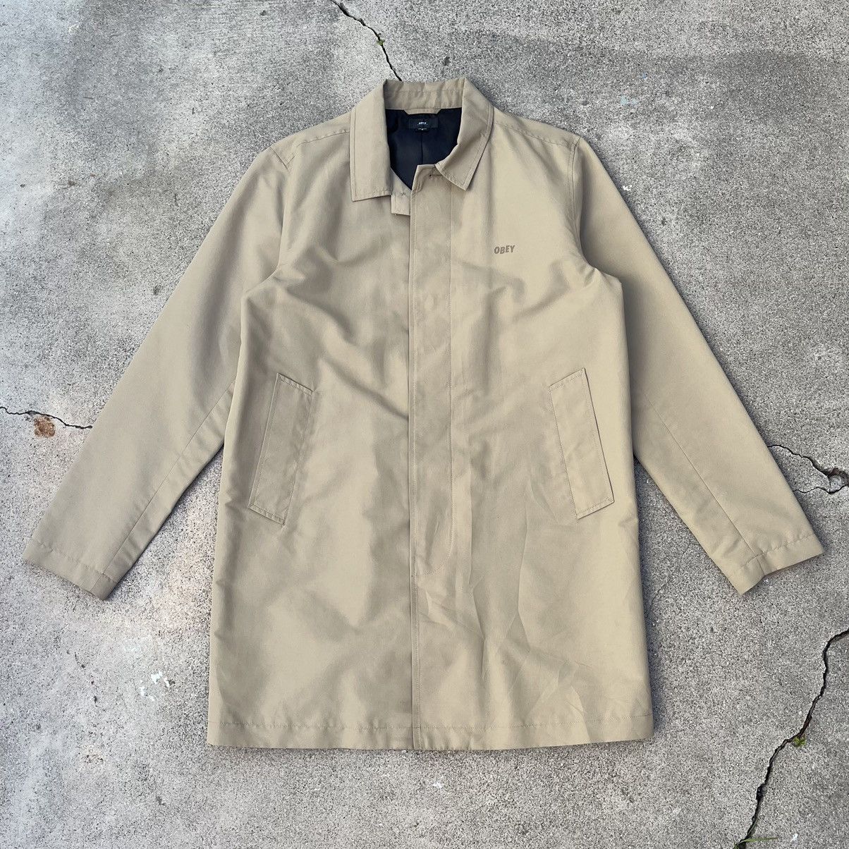 Obey × Streetwear Obey Trench Coat | Grailed
