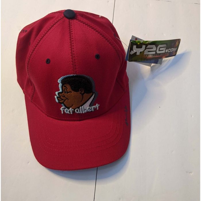 Fubu NEW Vintage Platinum FUBU Fat Albert Men's Red Casual Fitted | Grailed