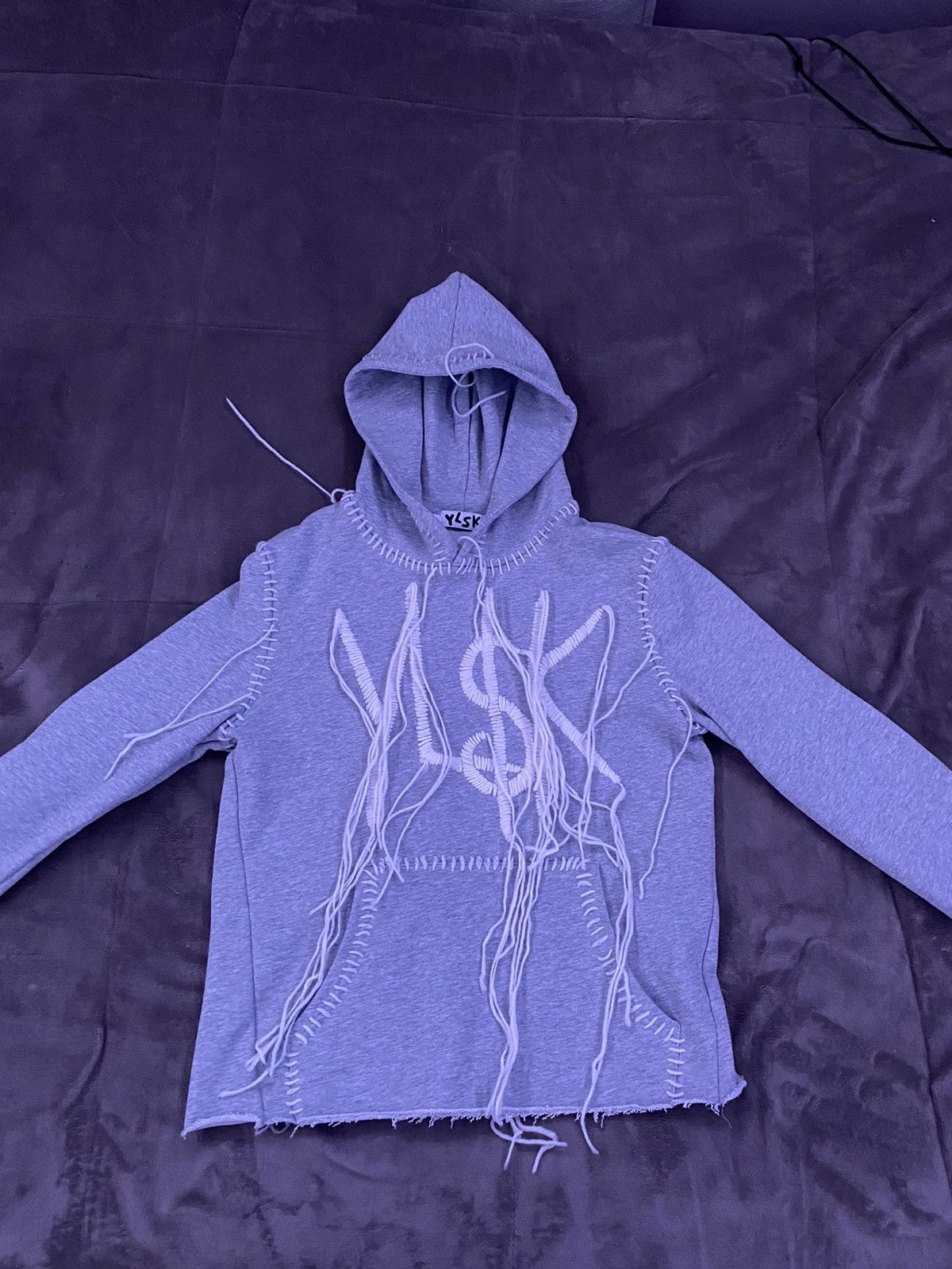 Streetwear YLSK Distressed hoodie | Grailed