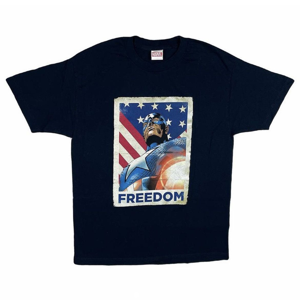 Marvel Comics × Vintage Captain America Freedom Graphic | Grailed