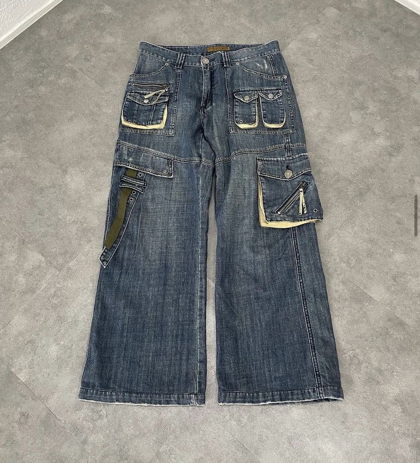 Hysteric Glamour Rare Vtg Japan Cargo Jeans Multi Pocket Tactical | Grailed