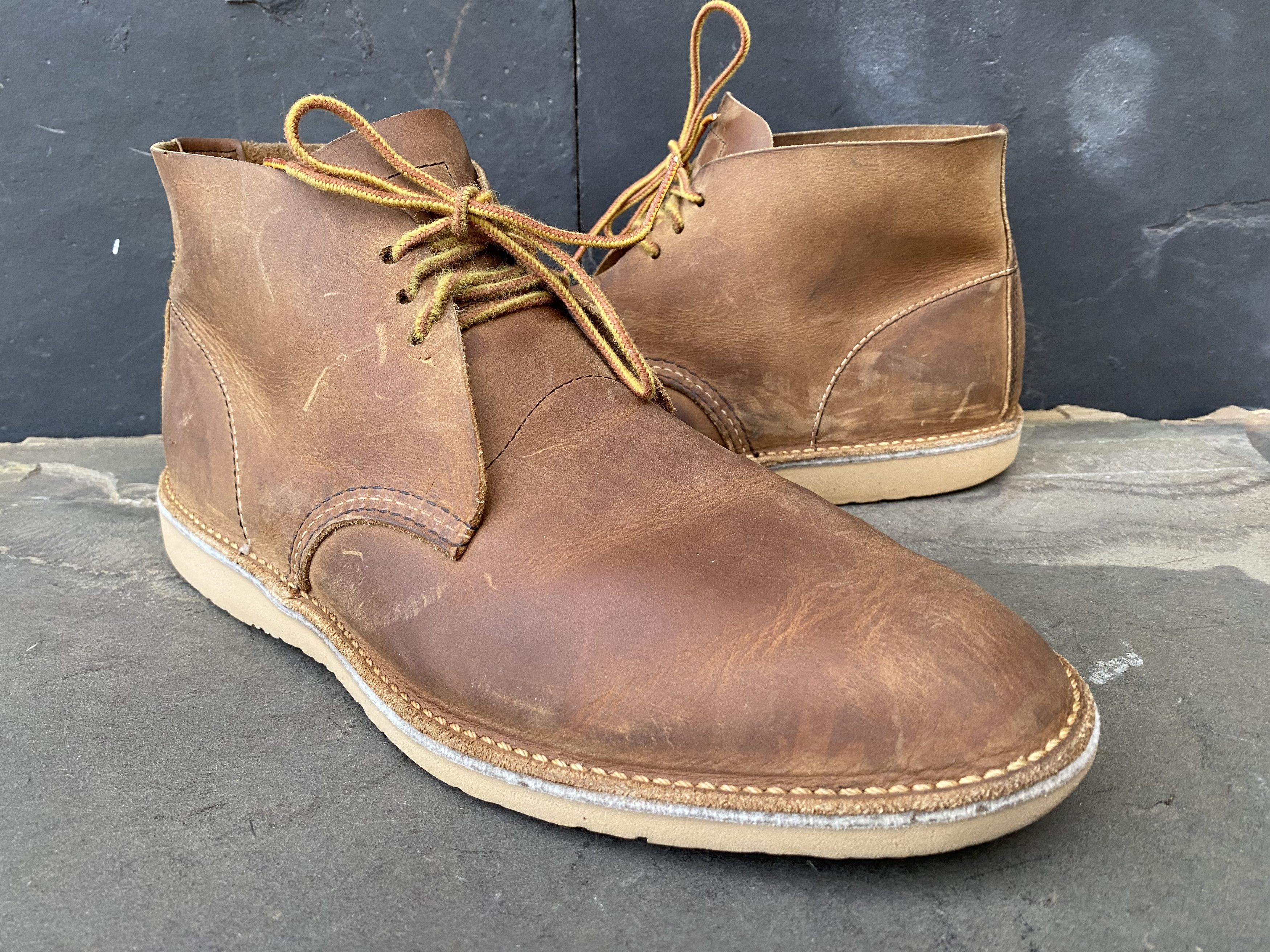 Red Wing Red Wing Weekender Chukka Copper Rough Tough Leather | Grailed