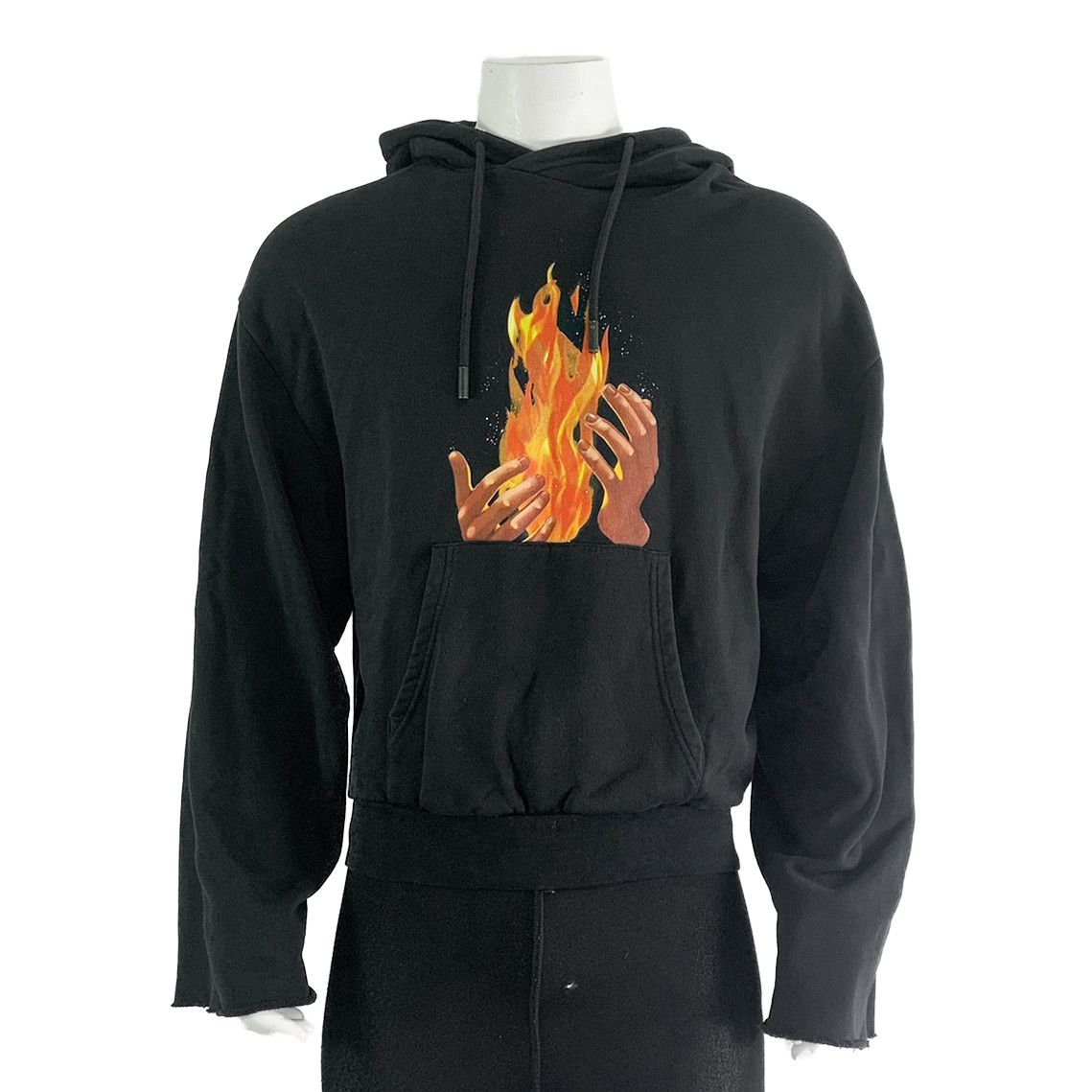 Off-White Off-White c/o Virgil Abloh Diagonal Fire Hoodie | Grailed