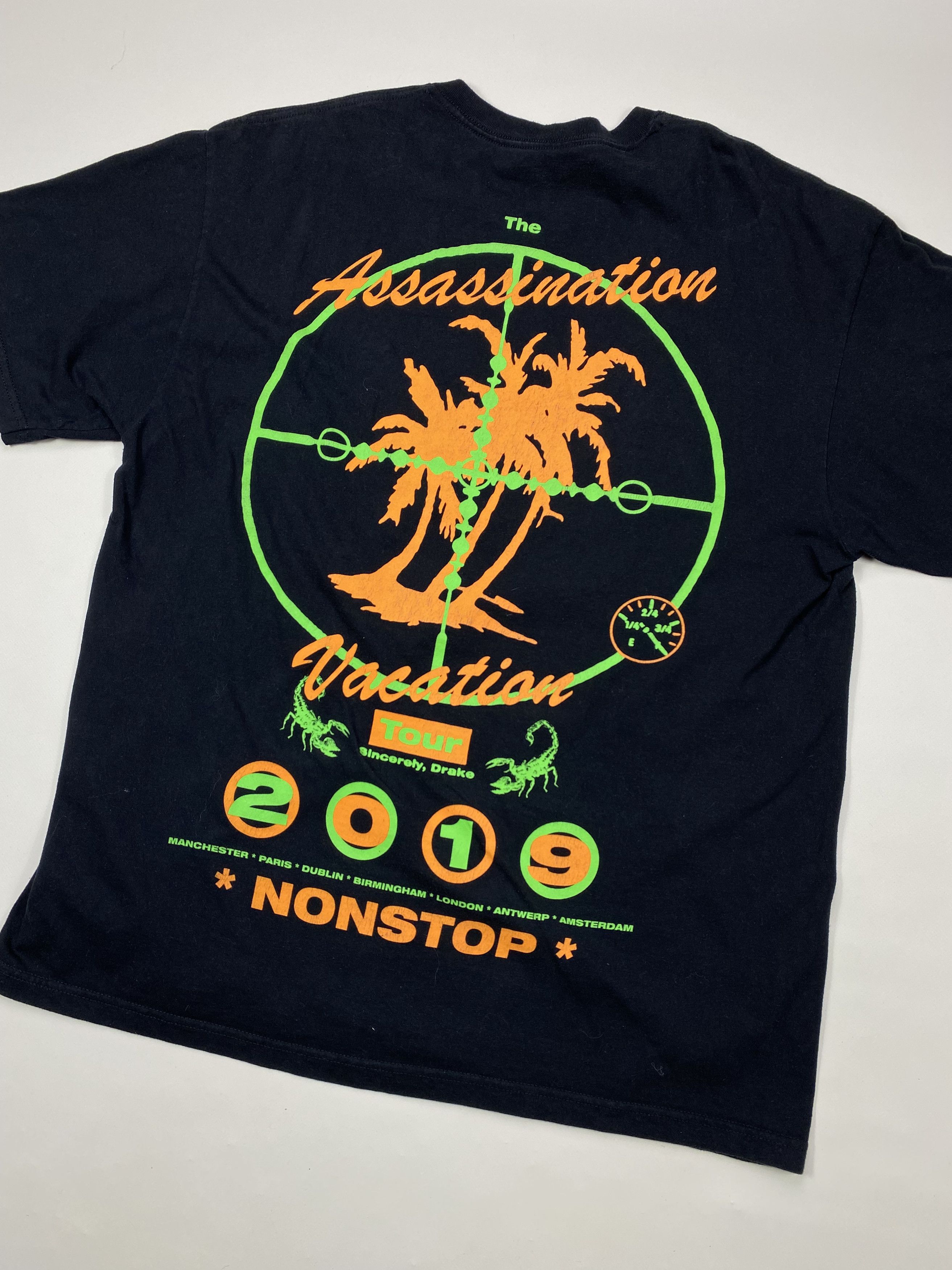 Drake × Streetwear × Tour Tee Drake Assassination Vacation Tee | Grailed