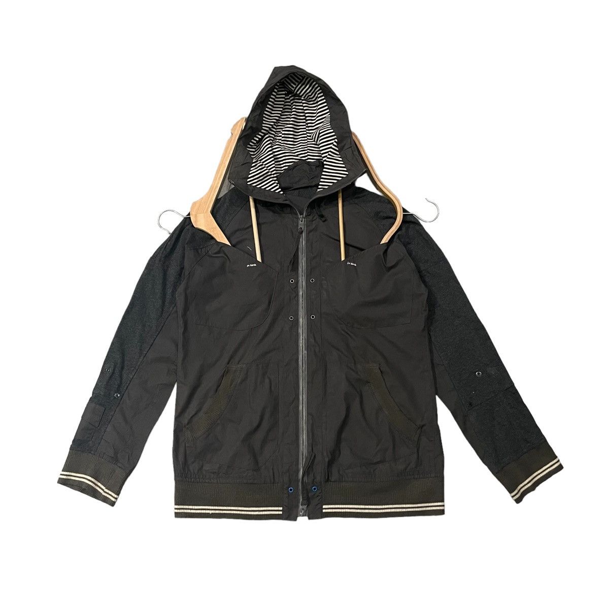 Japanese Brand PPFM “Rebirth Lebirth” Hoodie Zipper Light Jacket | Grailed
