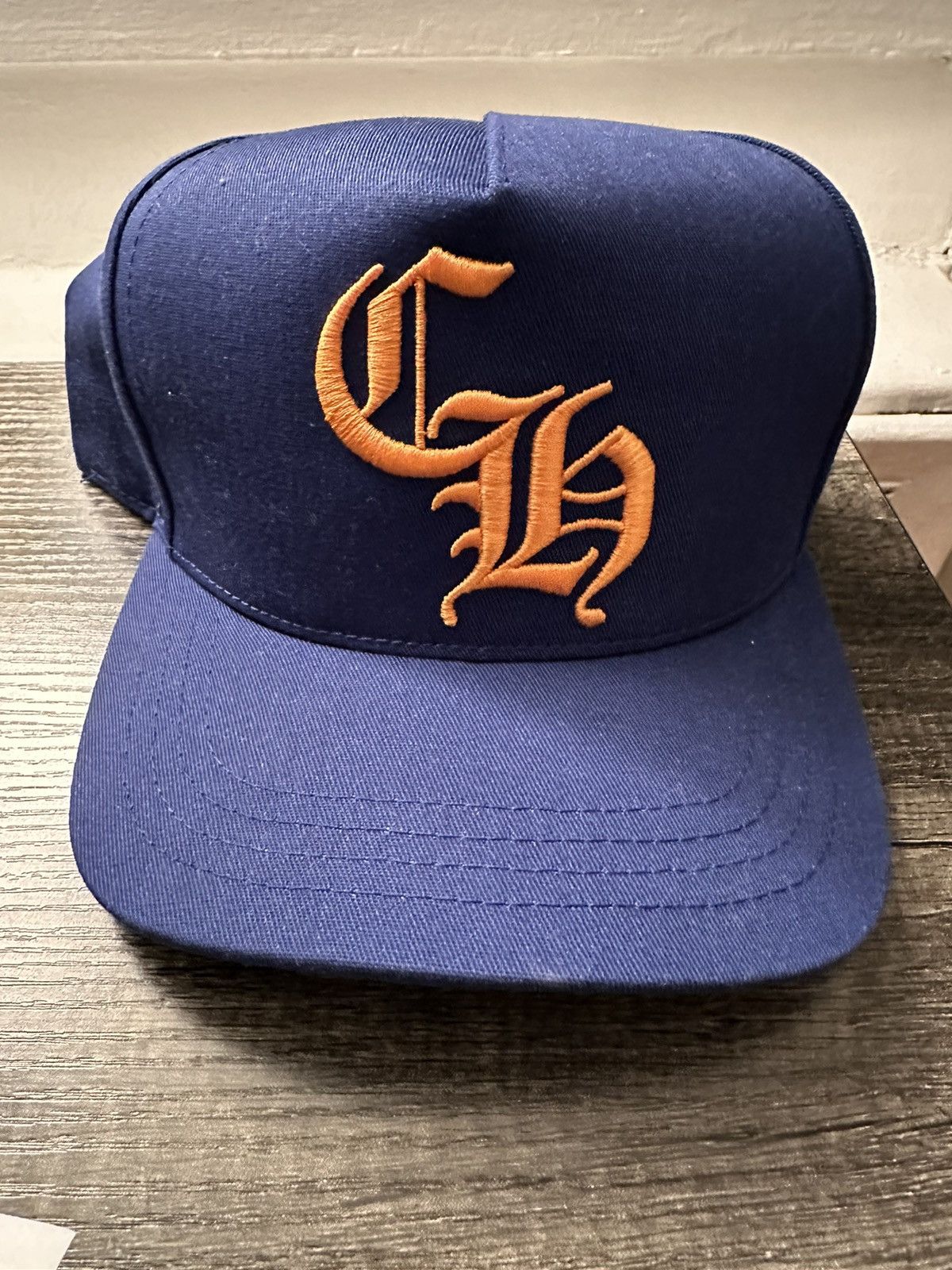 Chrome Hearts Chrome Hearts CH Baseball Cap Blue Orange | Grailed