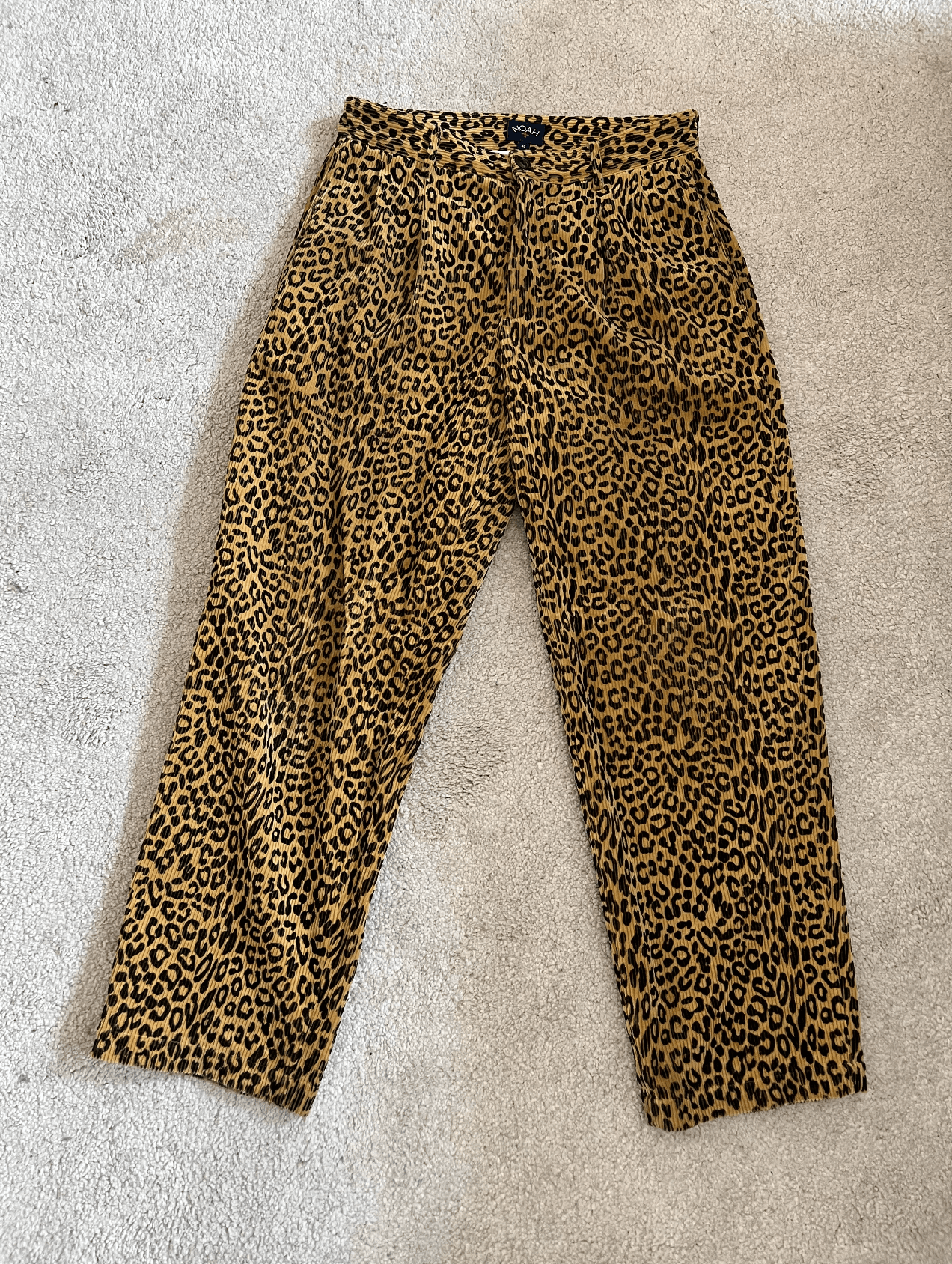 Noah Leopard Corduroy Trousers | Grailed