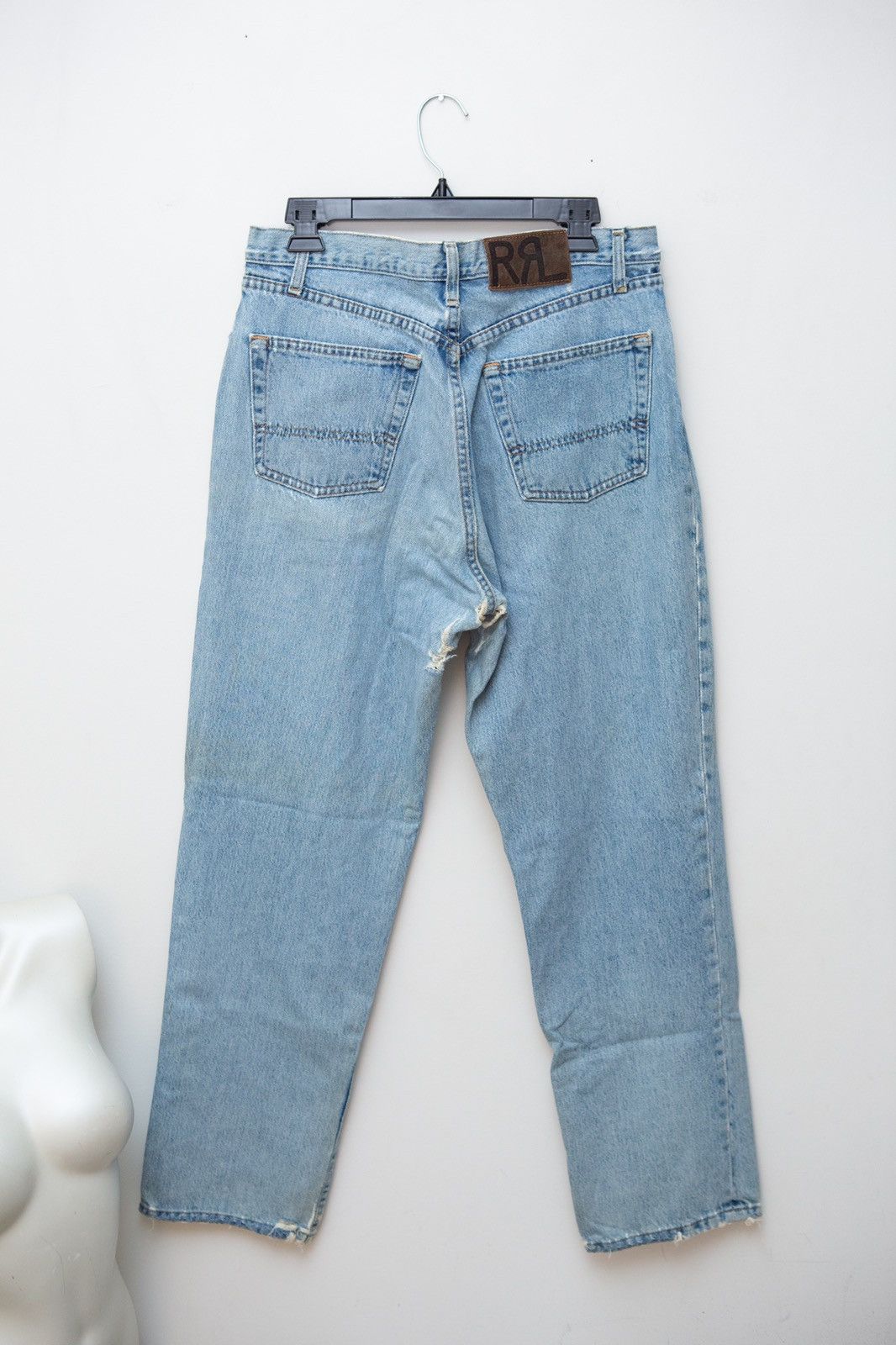 Distressed Denim × RRL Ralph Lauren × Vintage RRL vintage denim jeans ...