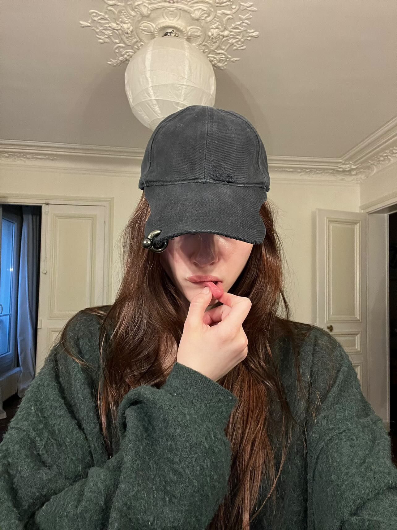 Balenciaga !Rare Grail! Heavy Piercing Cap / Hat | Grailed