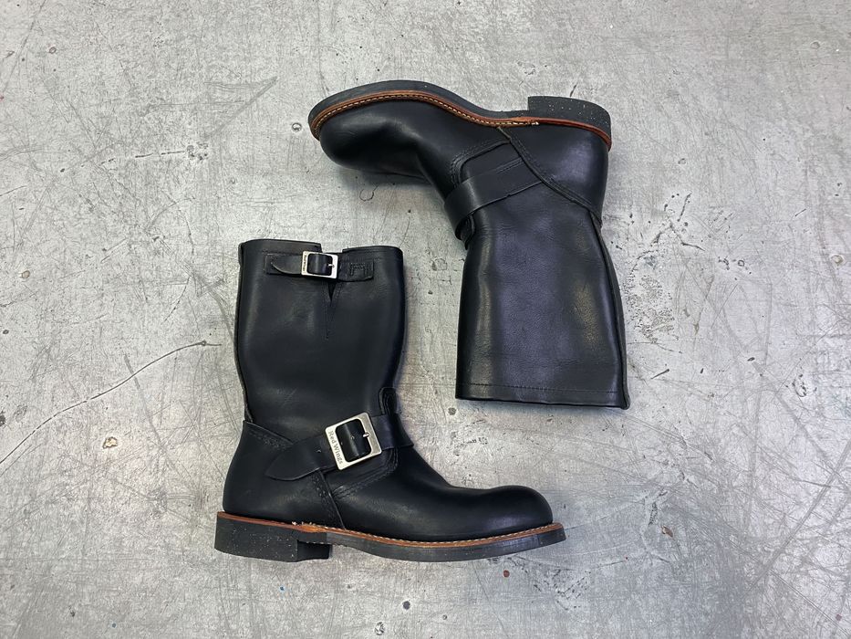 Red Wing Red Wing Heritage 2990 Engineer Black Leather Boots | Grailed