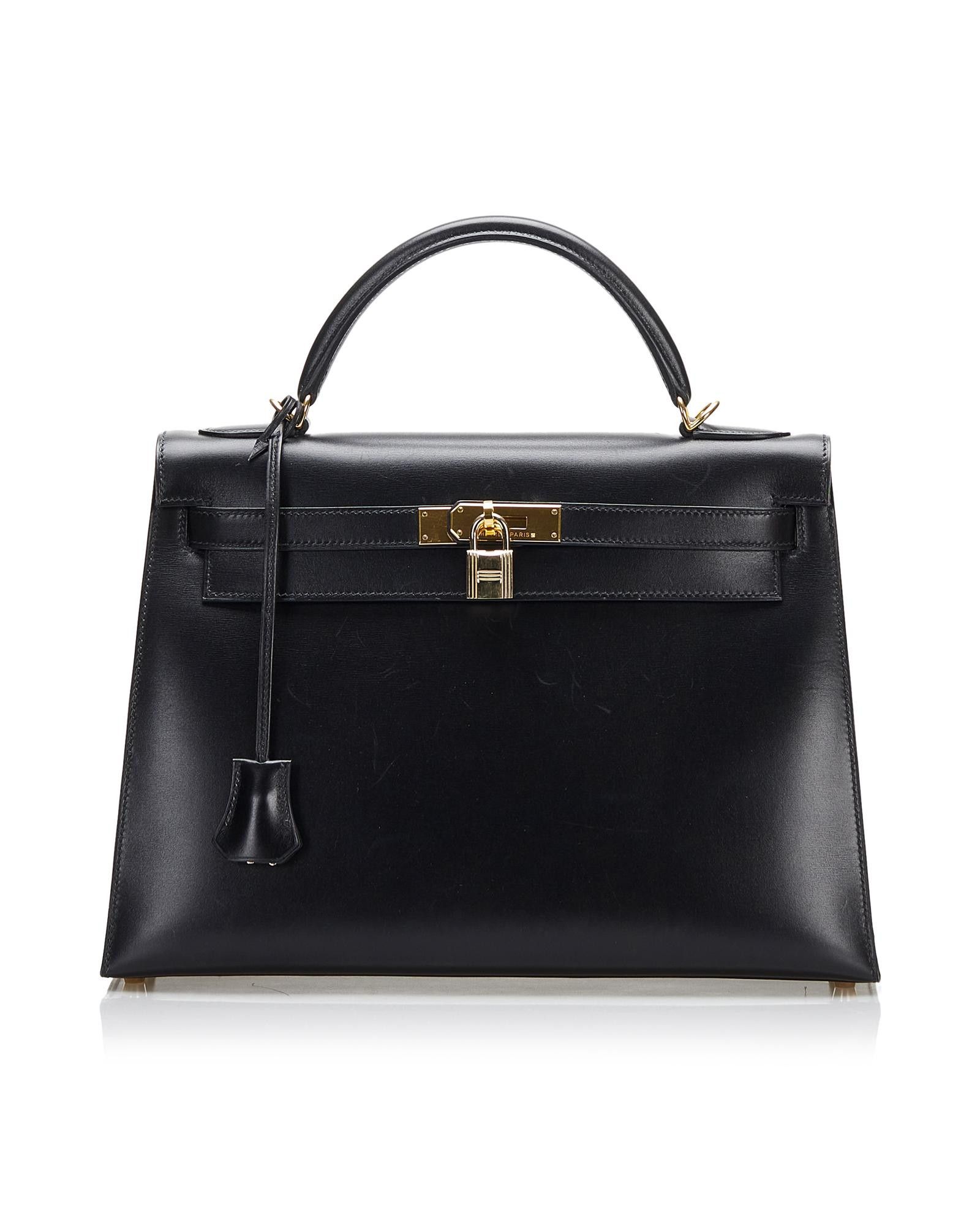 Hermes Box Calf Kelly 32 | Grailed