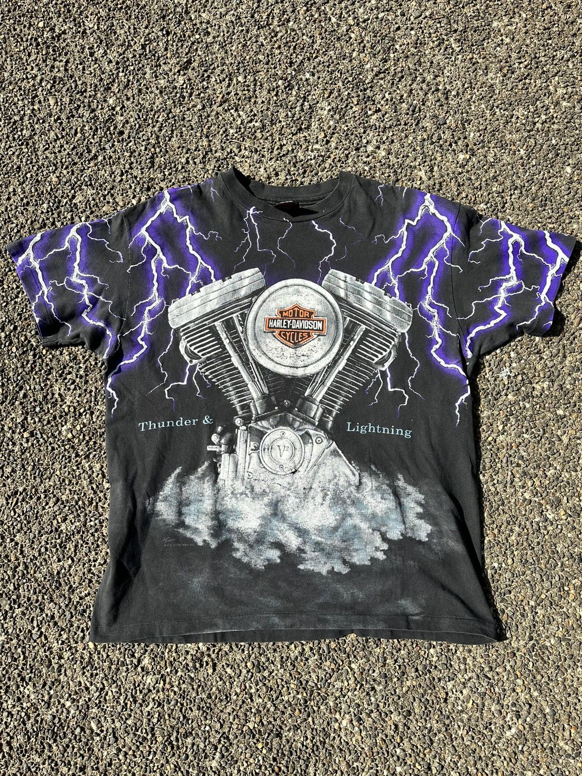 Harley Davidson Lightning Shirt