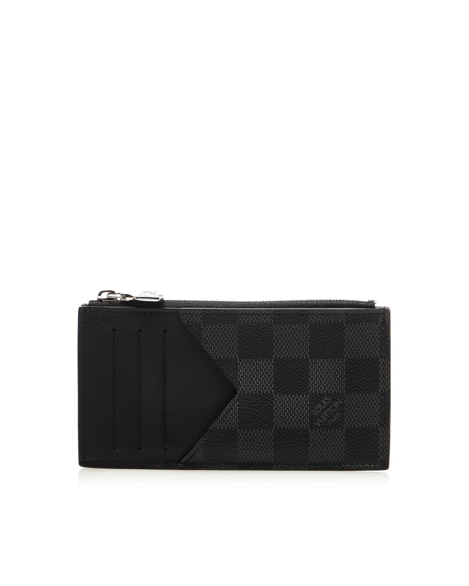 Louis Vuitton Monogram Eclipse Coin Card Holder | Grailed