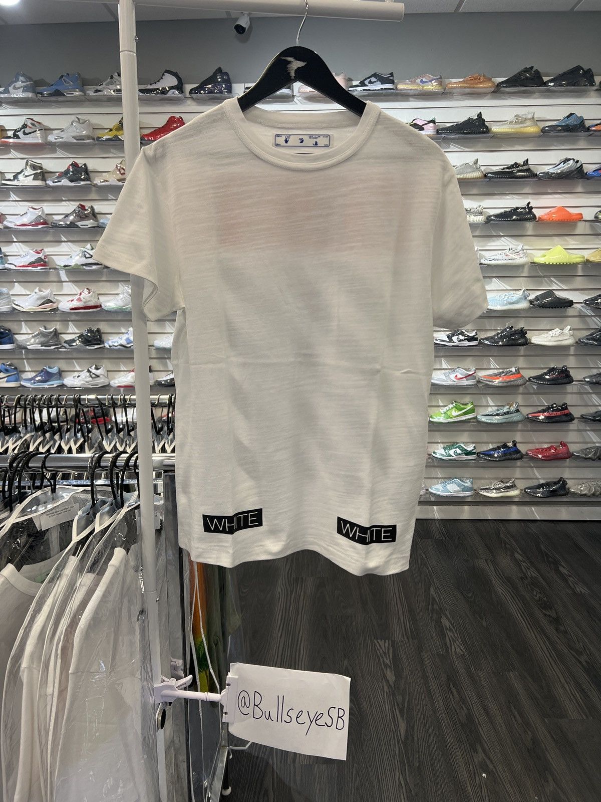Off-White Off-White Stripes White T-Shirt | Grailed