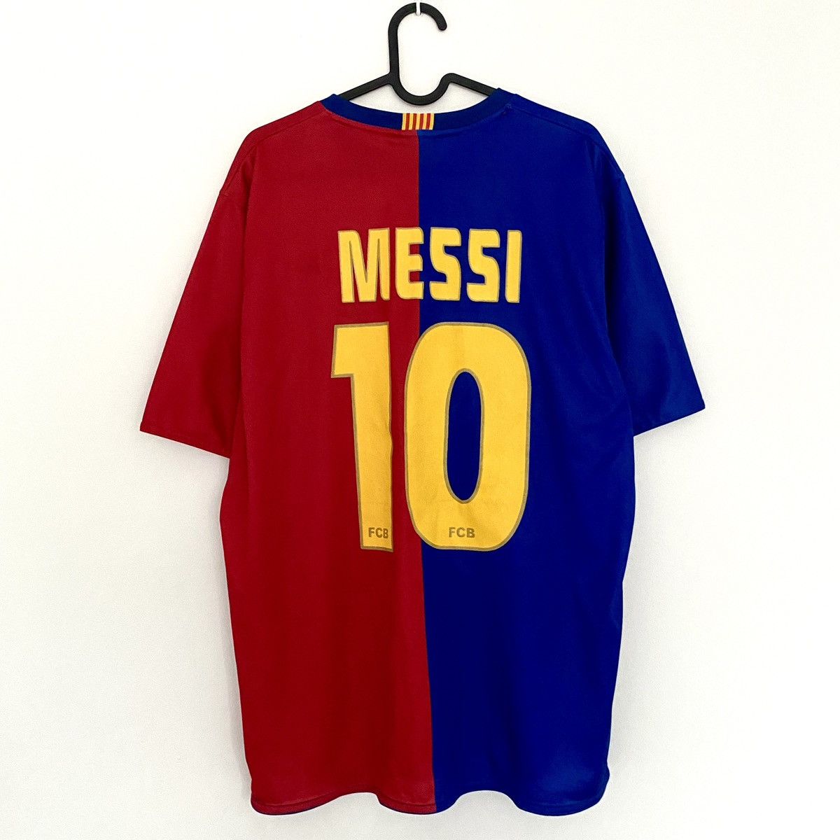 Vintage 2008 2009 Barcelona Messi Rogers Home Kit Soccer Jersey Top ...