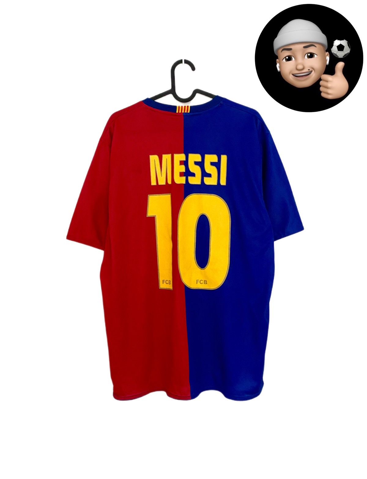 Vintage 2008 2009 Barcelona Messi Rogers Home Kit Soccer Jersey Top ...