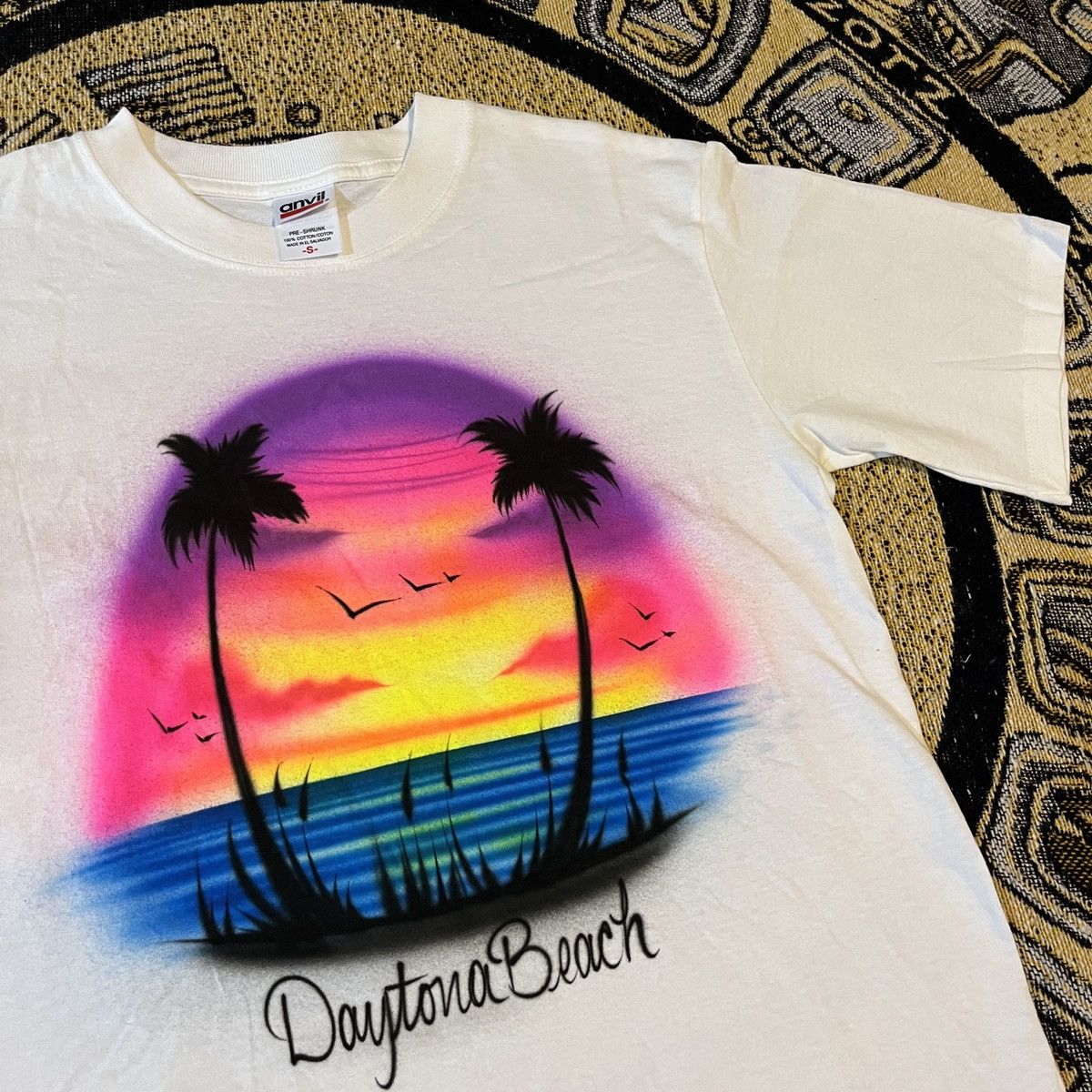 Anvil × Streetwear × Vintage Y2K Spring Break Boardwalk Airbrush ...