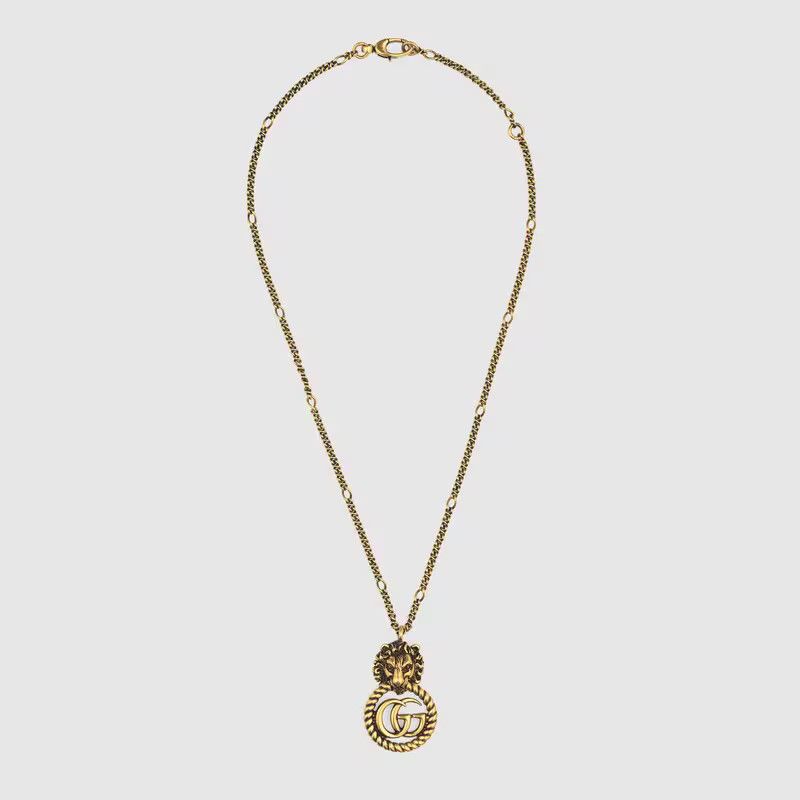 Gucci GUCCI NECKLACE GG LOGO JEWELRY GOLD SILVER MONOGRAM | Grailed